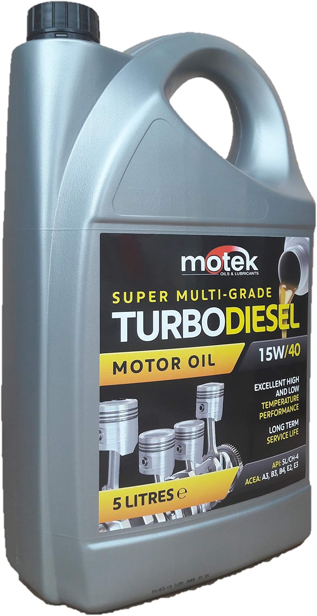 Ultra 15W-40 Engine Oil Petrol & Diesel Mixed Fleet 5 Litre 5L : Amazon ...