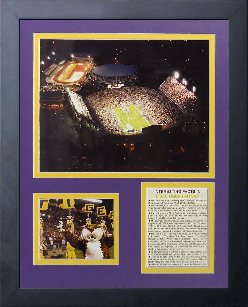 Amazon.com: LSU Tigers Baseball | 2023 MCWS National Champions | Framed ...