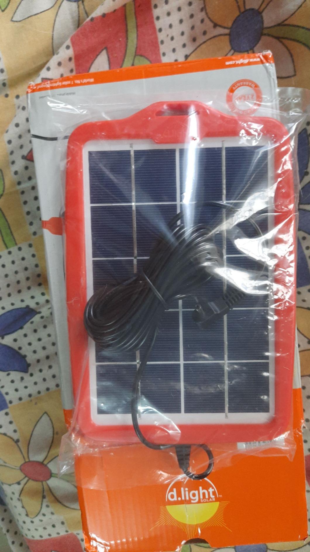 d.light S500 Solar Rechargeable LED Light Set with Panel - Pack of 1 ...