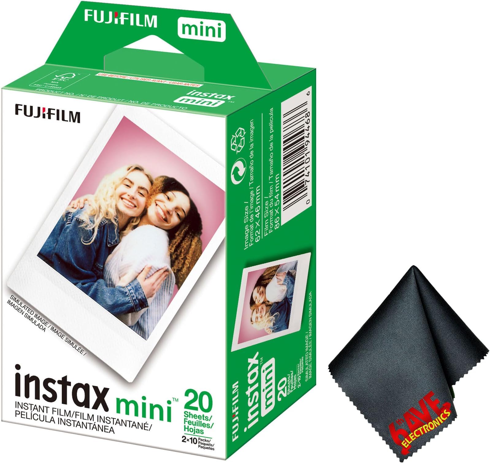 Amazon.com : Fujifilm Instax Mini Instant Film Value Pack - 60 Photos ...