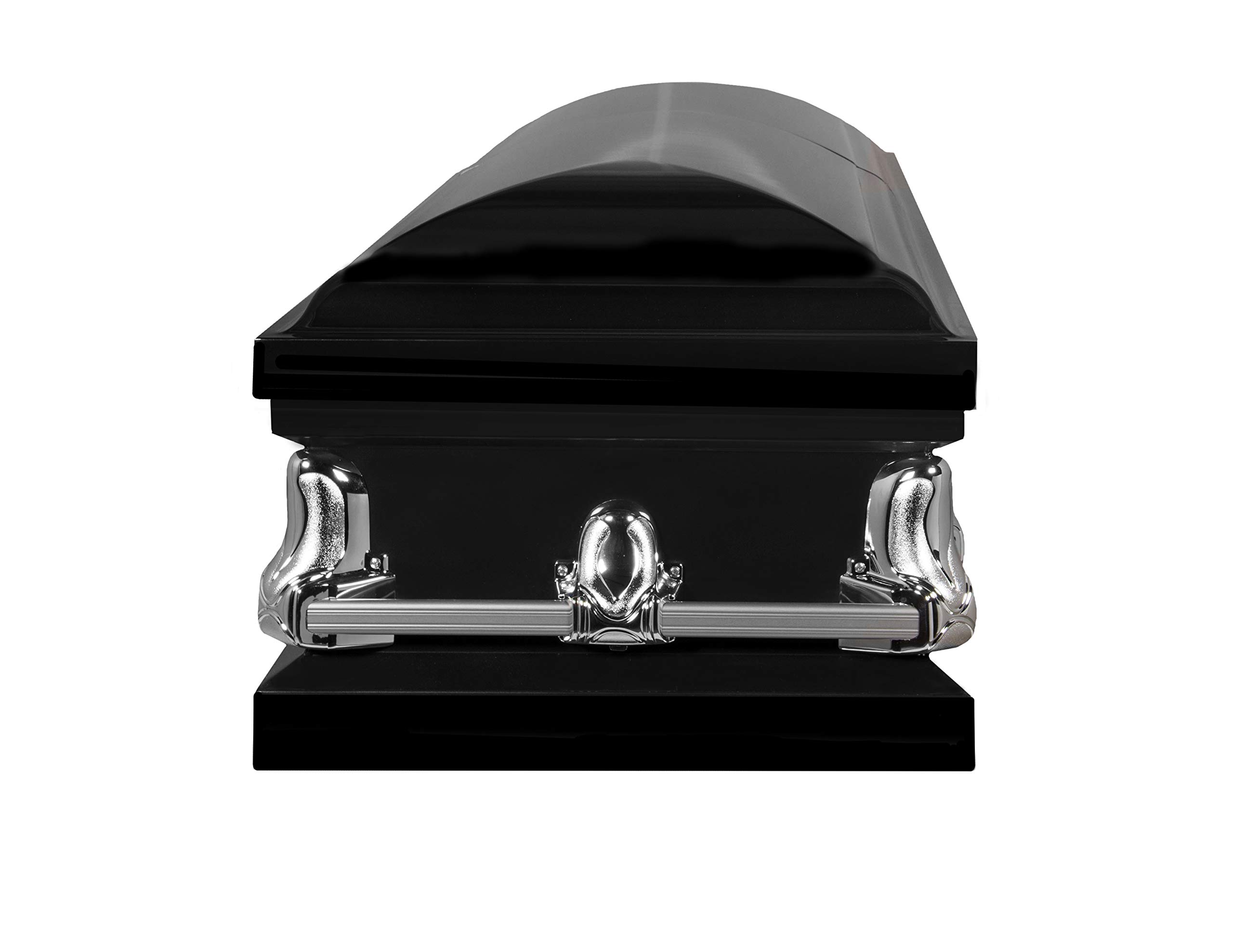 Closed Black Casket