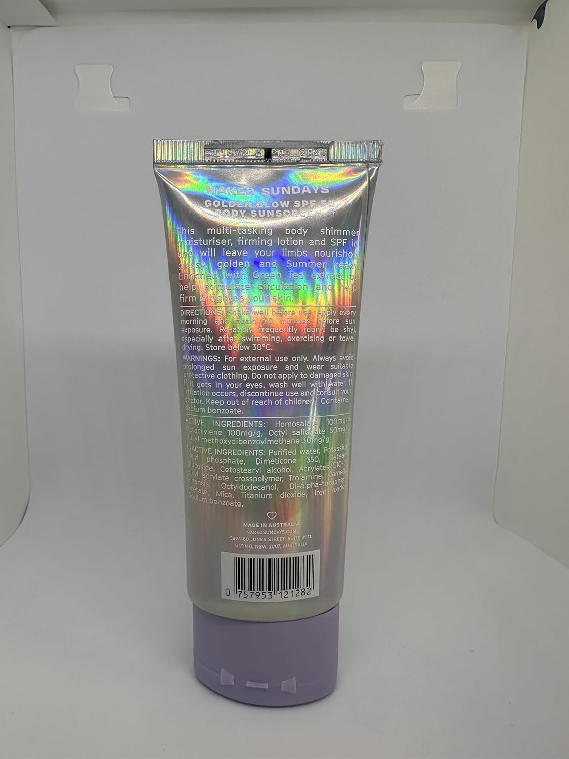 SPF50 Golden Glow Body Sunscreen Broad Spectrum SPF 50 Sunscreen, Glowy ...