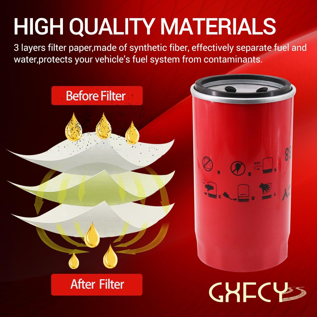 BT8488 Hydraulic Spin-On Filter Replace 57098 P551779 HF35274 HHTA0 ...