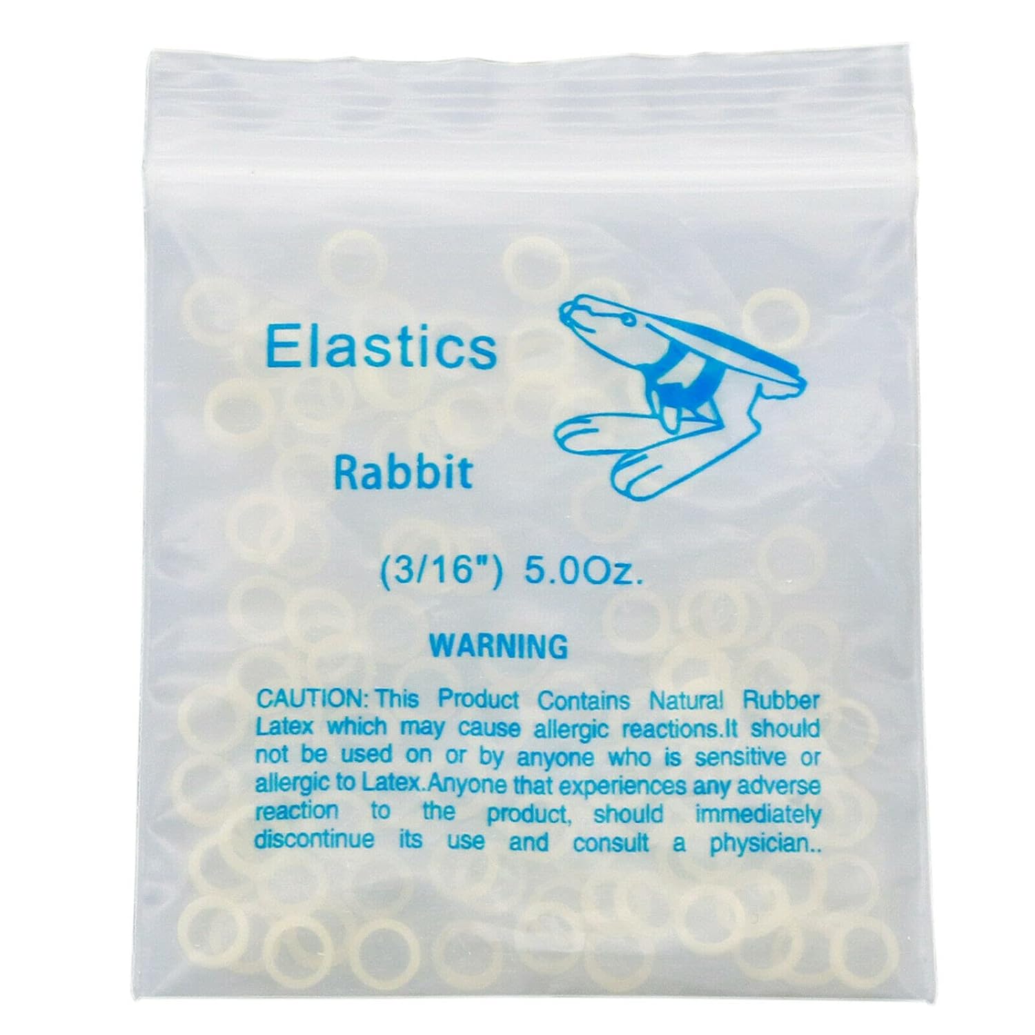 Bandas elásticas de látex de goma para ortodoncia dental, tirantes de 5 ...