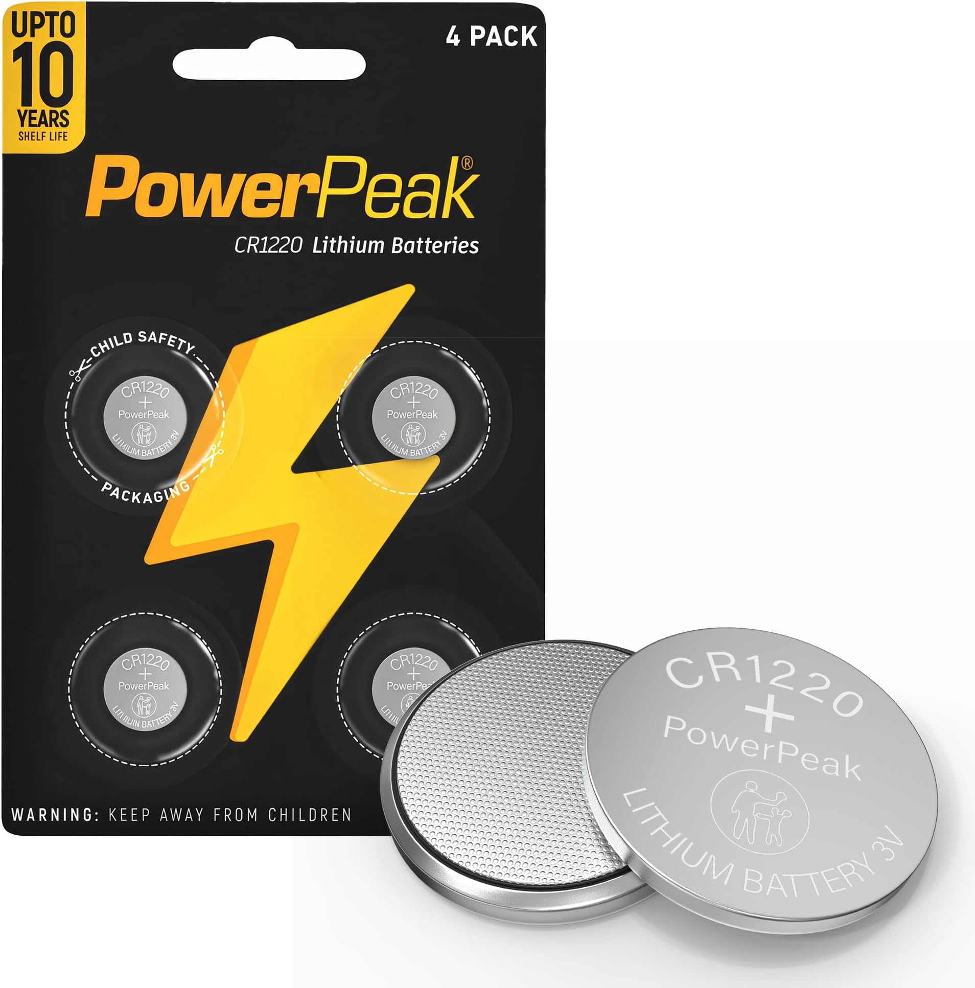 LiCB CR1220 Battery 3V Lithium 5PCS (CR 1220 / Batteries CR1220 ...