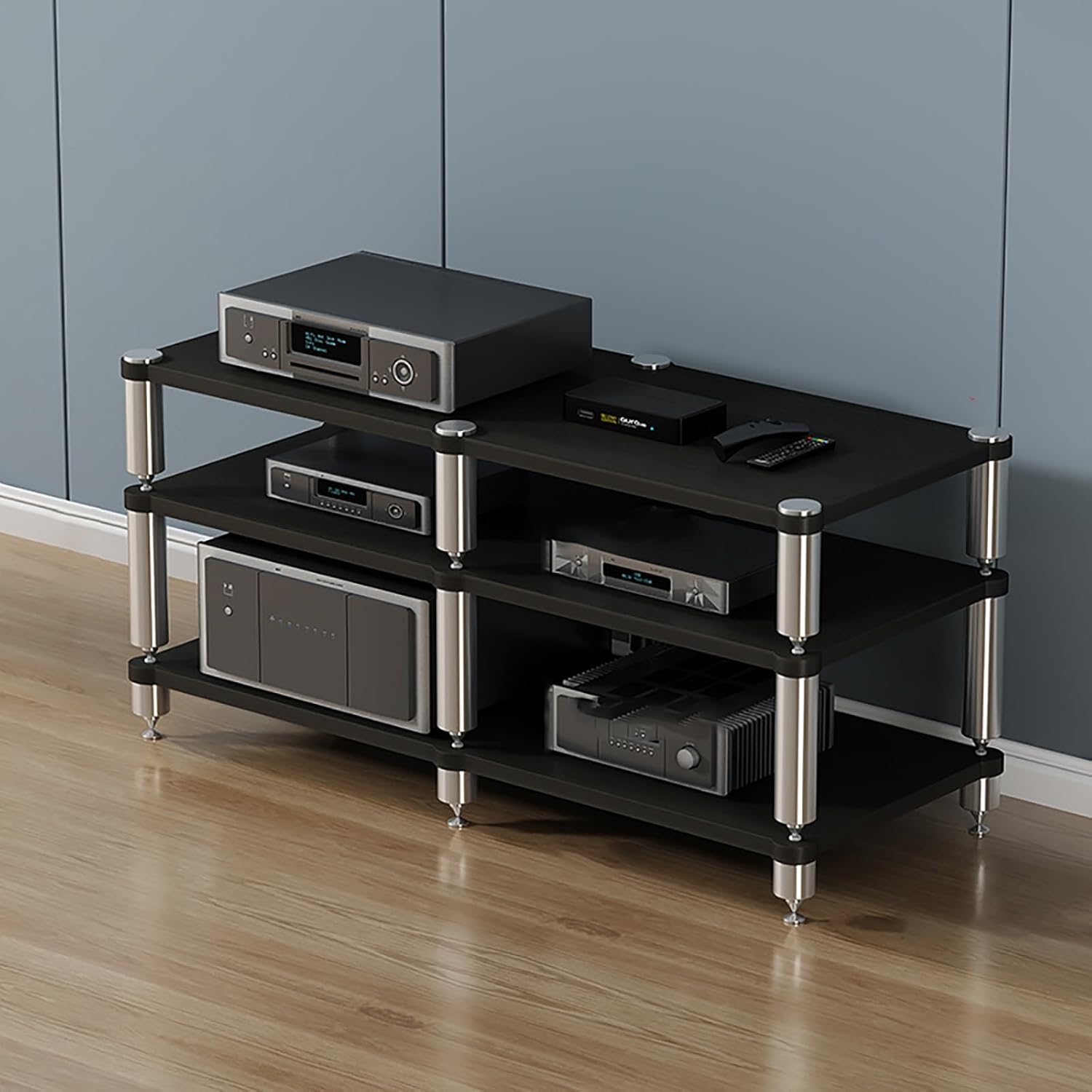 Amazon.com: Gaming Shelf,Media Stand,Audio Rack,Portable Media Storage ...