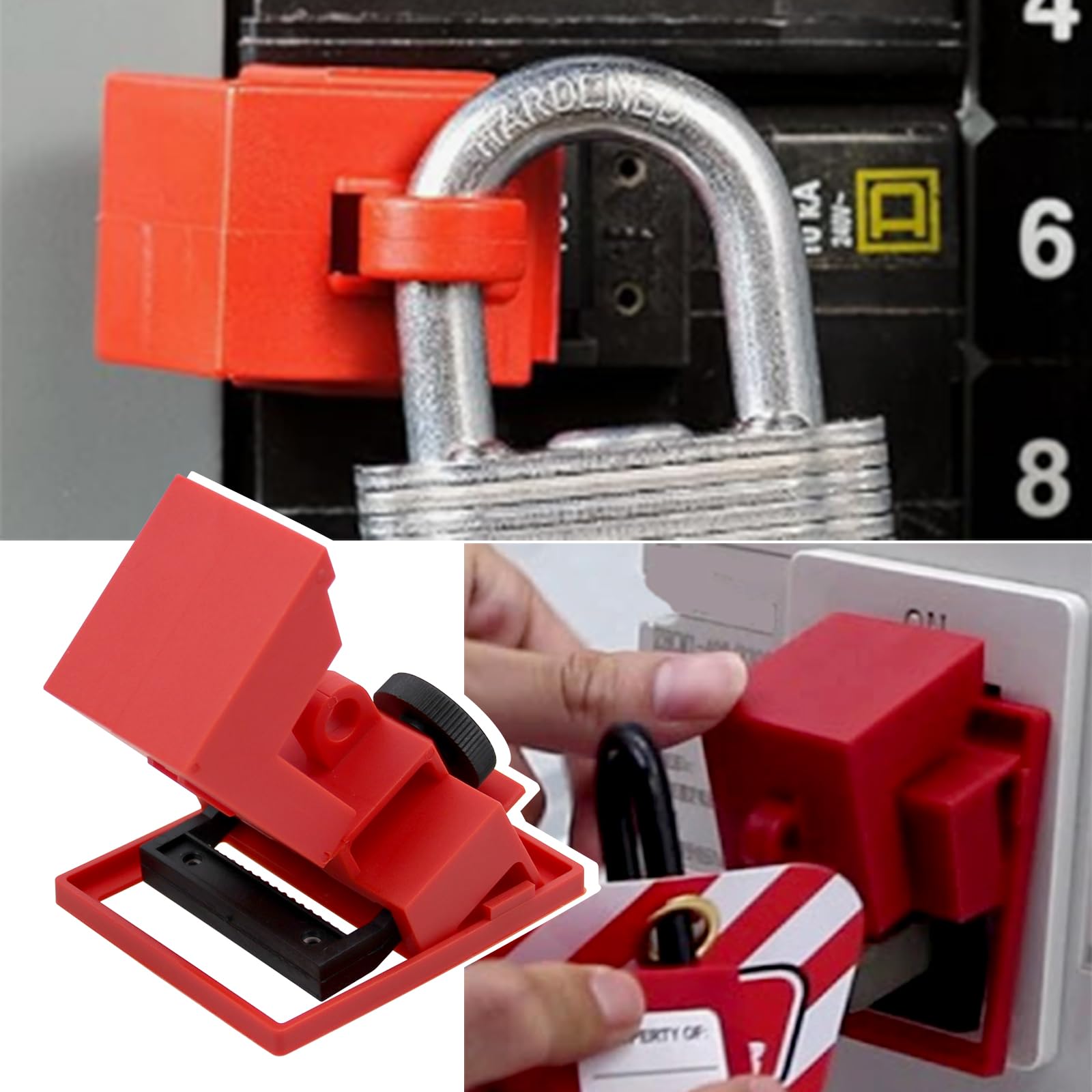 Snapklik.com : Tylulikaty Circuit Breaker Lockout Device, For 480/600 ...