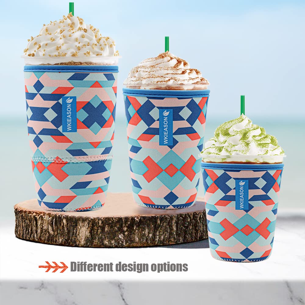 Snapklik.com : Reusable Iced Coffee Insulator Sleeve For Cold Beverages ...