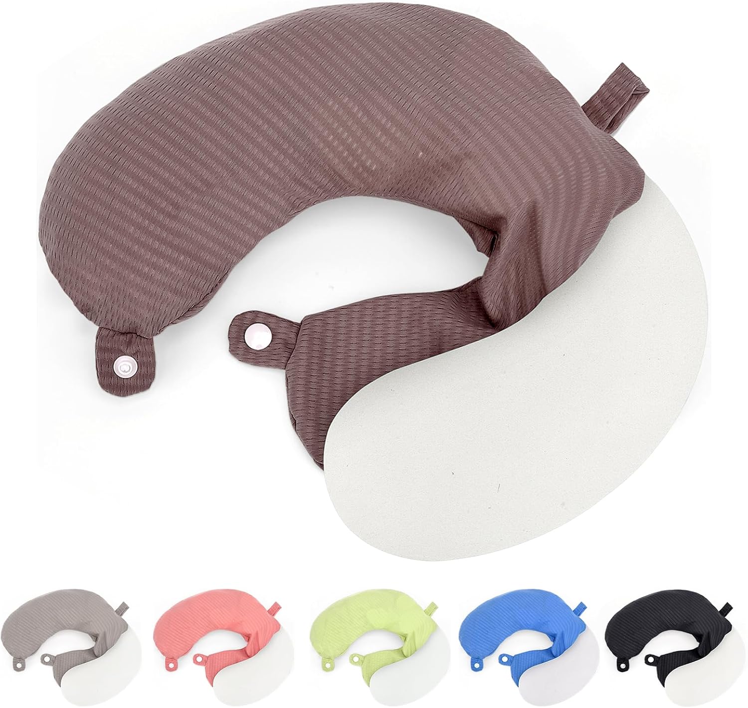 Amazon.com: Zebrabox Travel Neck Pillow Cover U Shape Necks Pillows ...