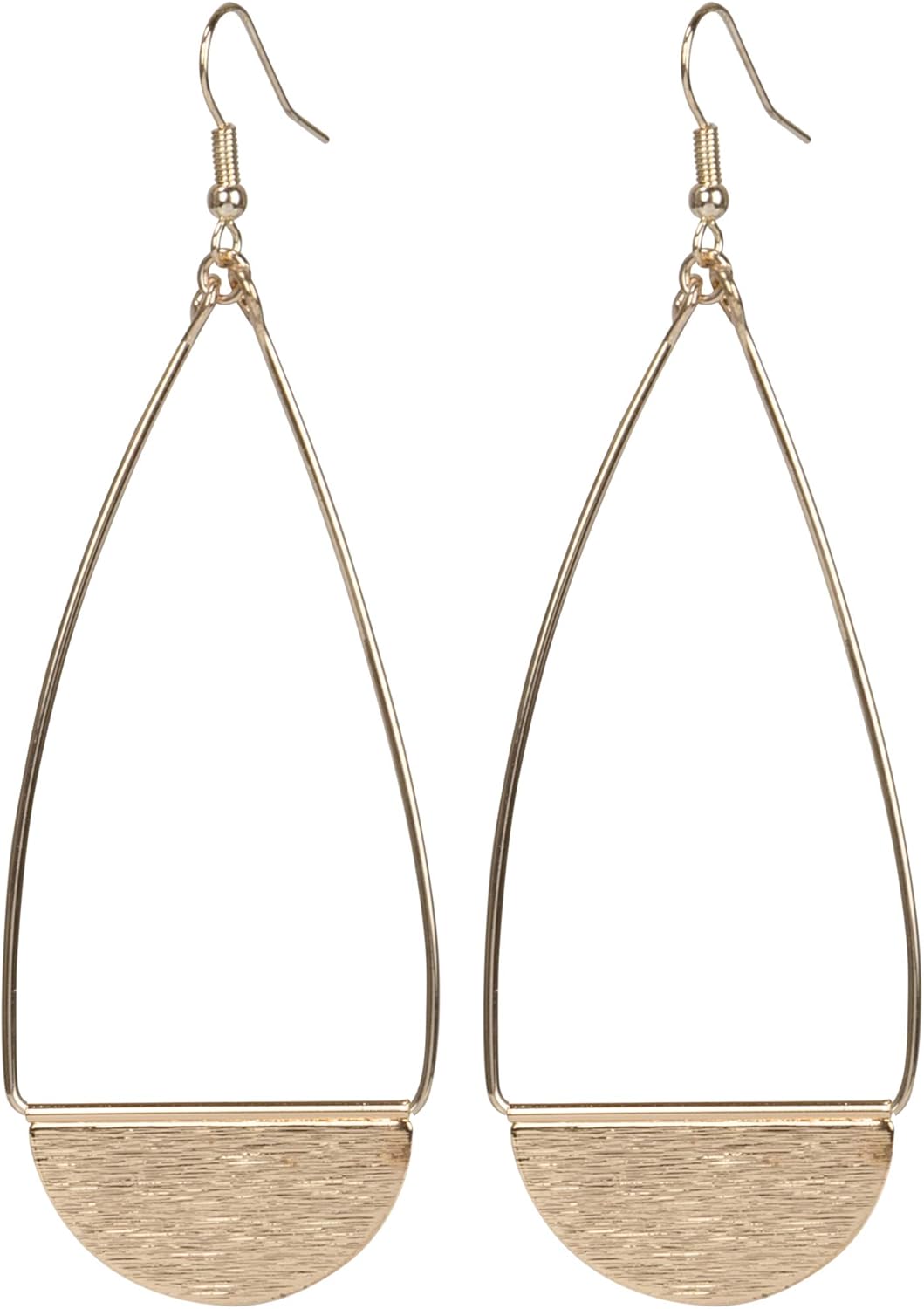 Amazon.com: Shield Earring (Large Gold): Clothing, Shoes & Jewelry