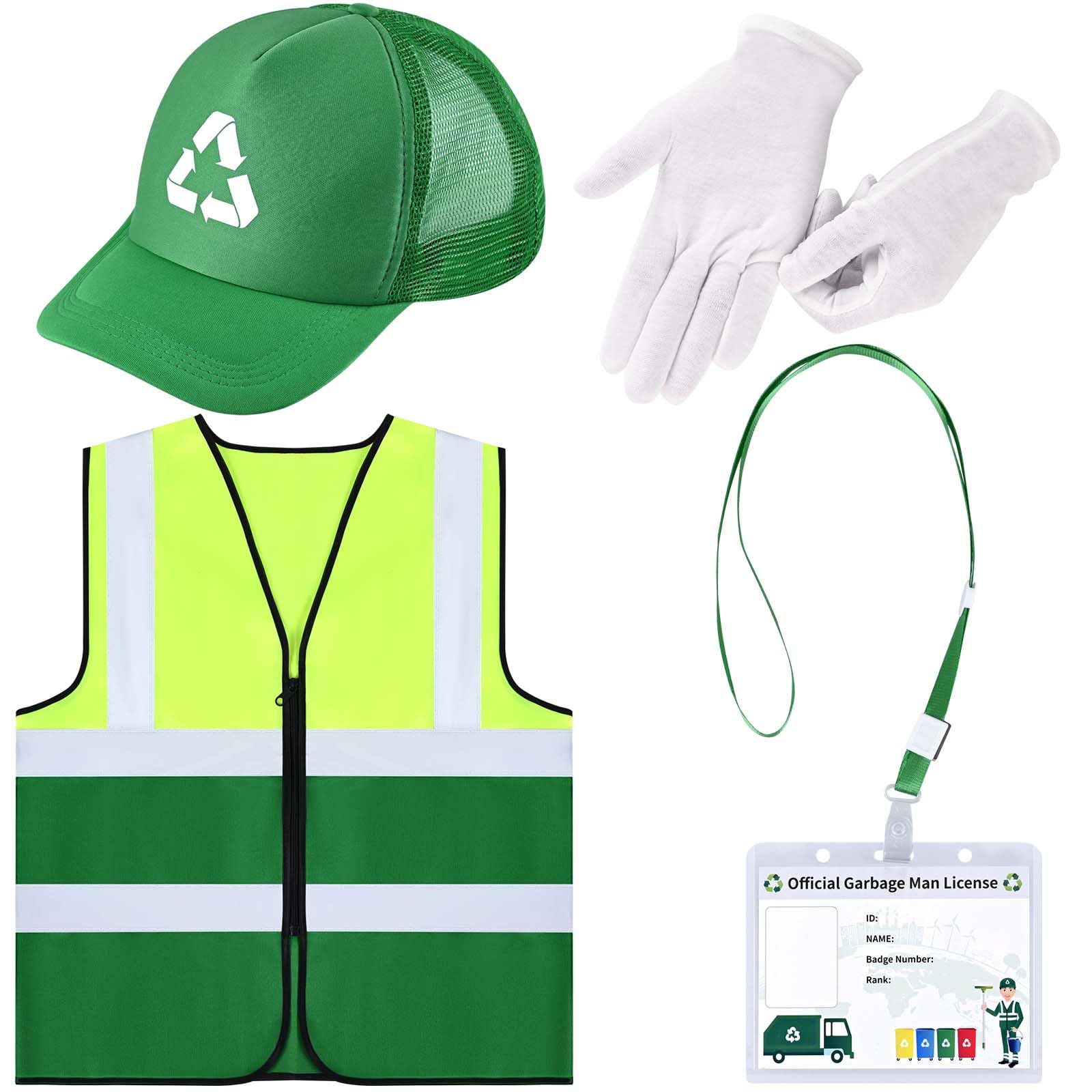 Amazon.com: 4 Pcs Waste Management Costume Kit Include Recycle Trash ...