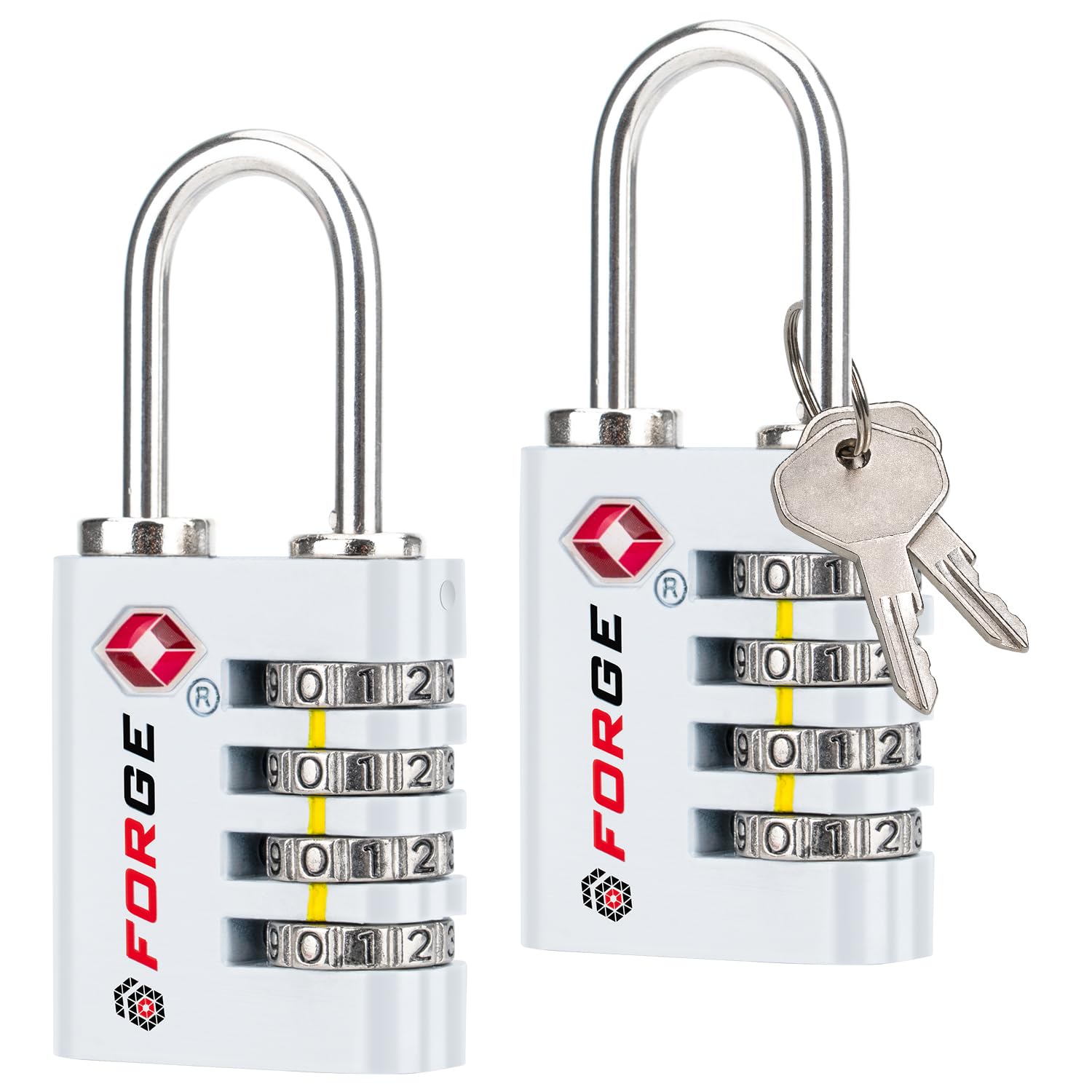 Amazon.com: Forge Dual-Opening: Key or Combination Access Lock, TSA ...