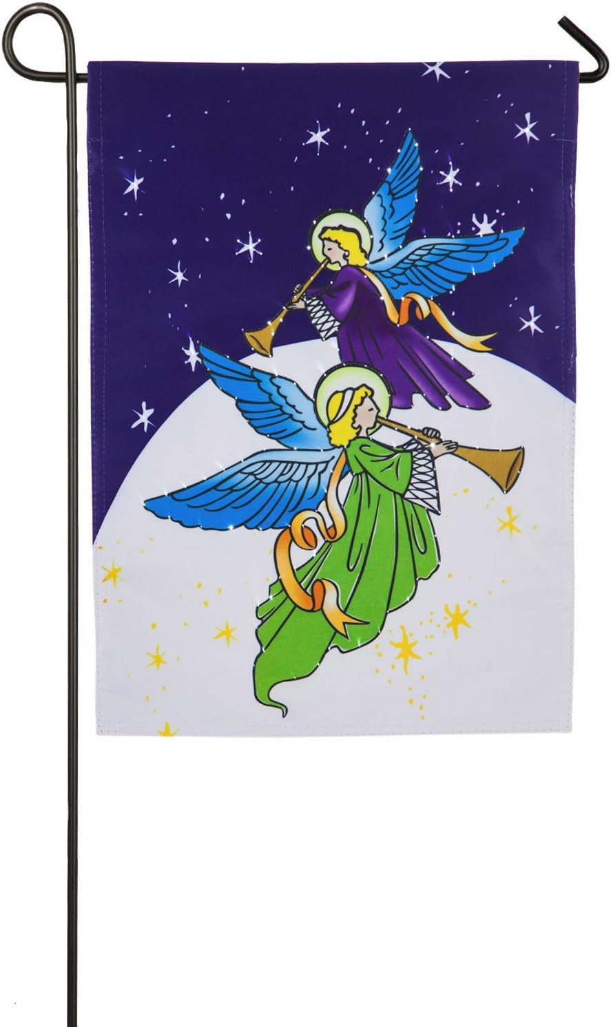 Amazon.com : Evergreen Flag Angel Musical Garden Flag, 12.5 x 18 inches ...