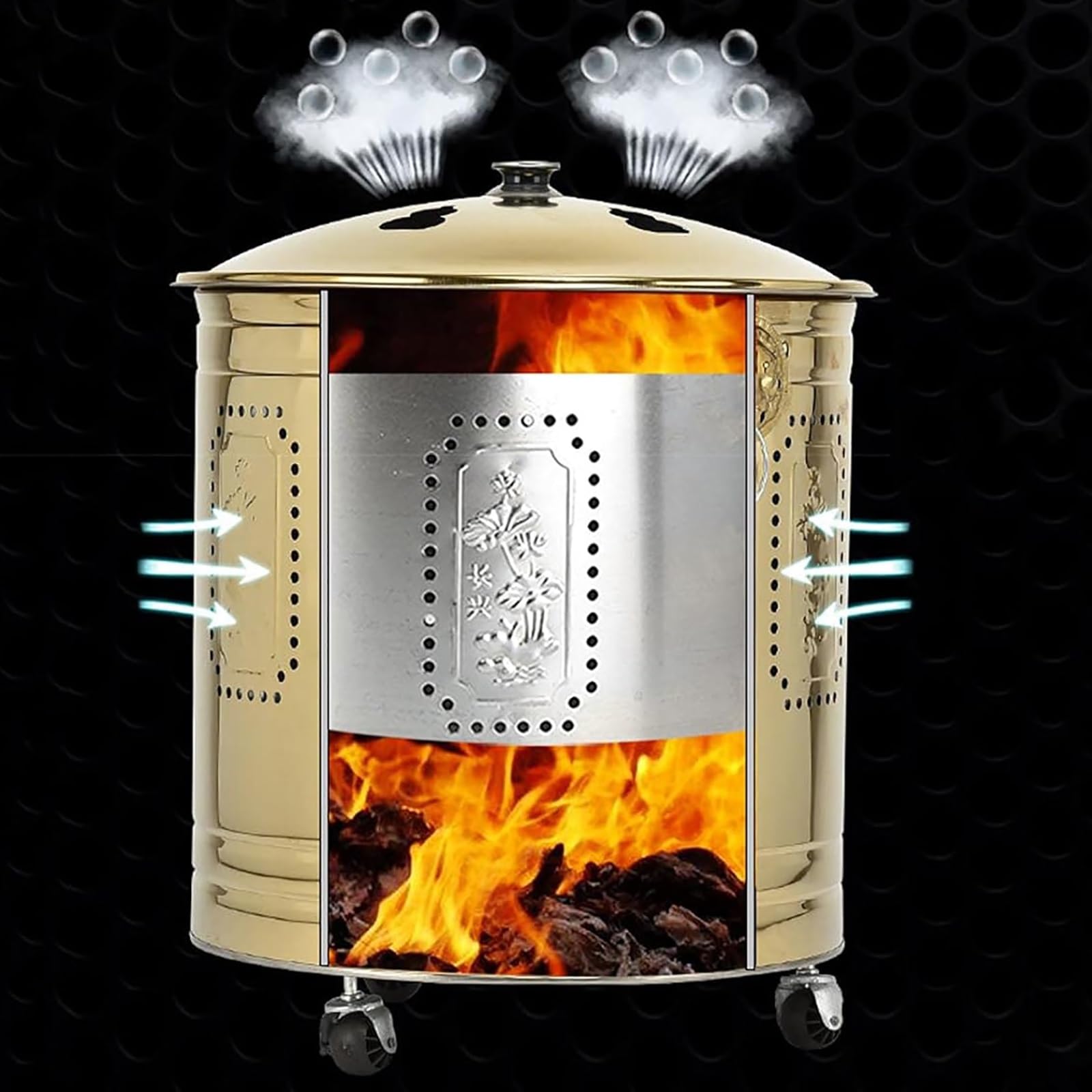 Trash Burning Fire Pit