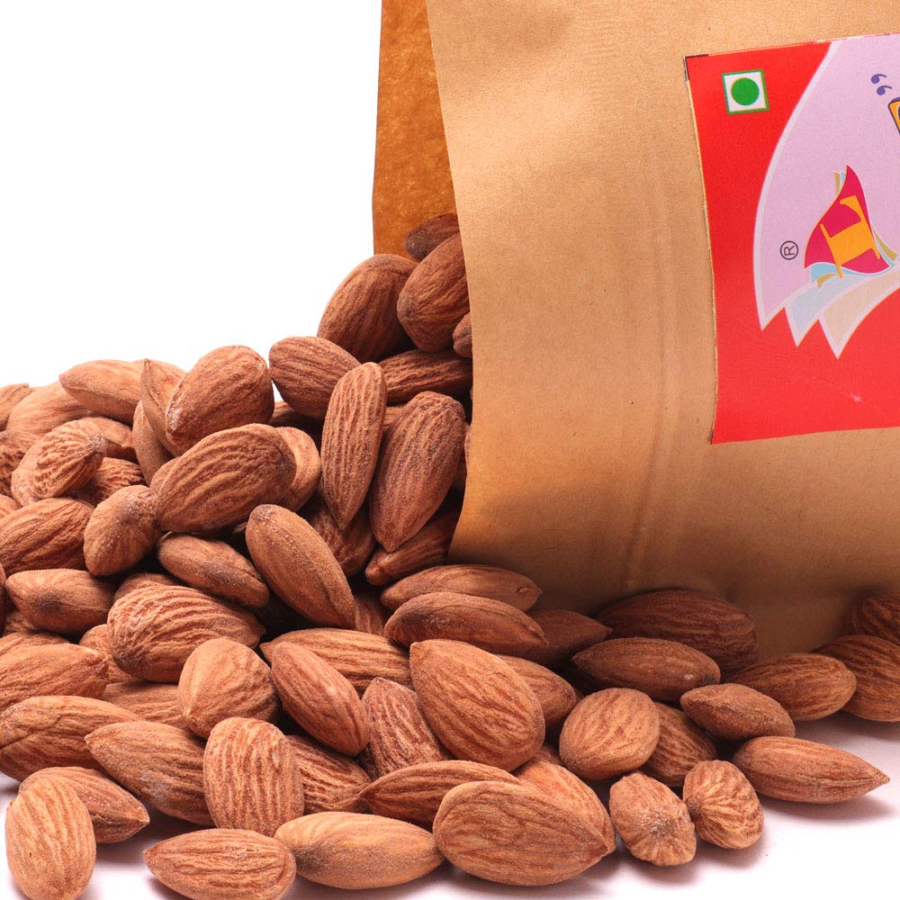 Spices Shop Roasted Almond Vaja Kath Badam 1kg 1800 500gm, 46% OFF