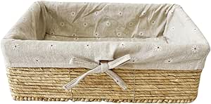 Amazon.com: Storage basket,Woven handmade baskets for storage with ...