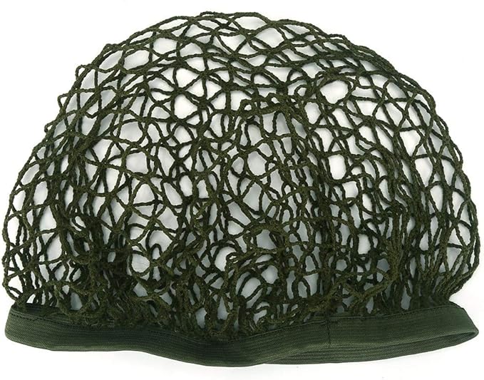 Amazon.com : Tactical Helmet Net, Nylon Helmets Netting Army Green ...