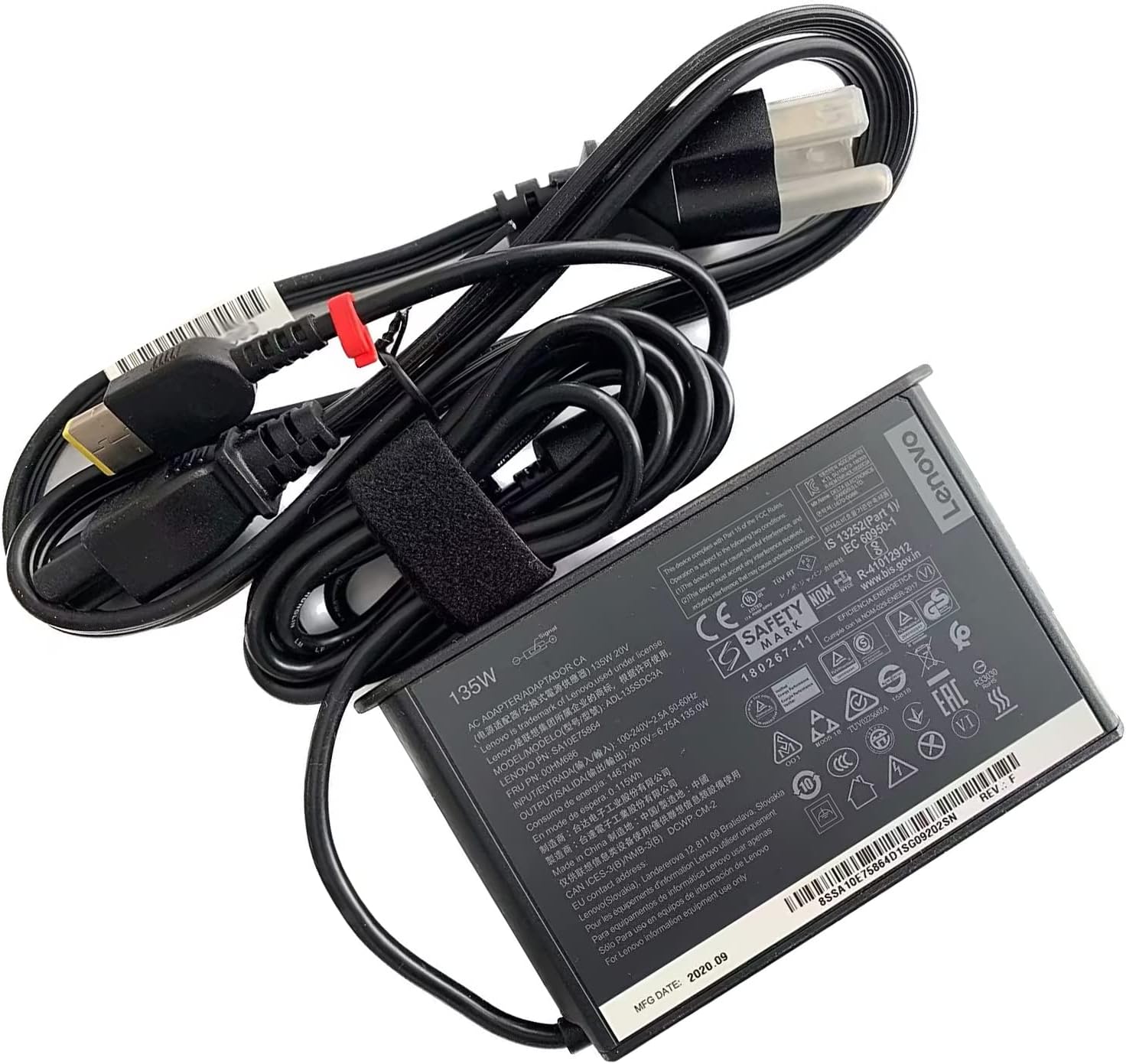 Amazon.com: 135W AC Charger Fit for Lenovo ThinkPad X1 Extreme Gen 1 2 ...