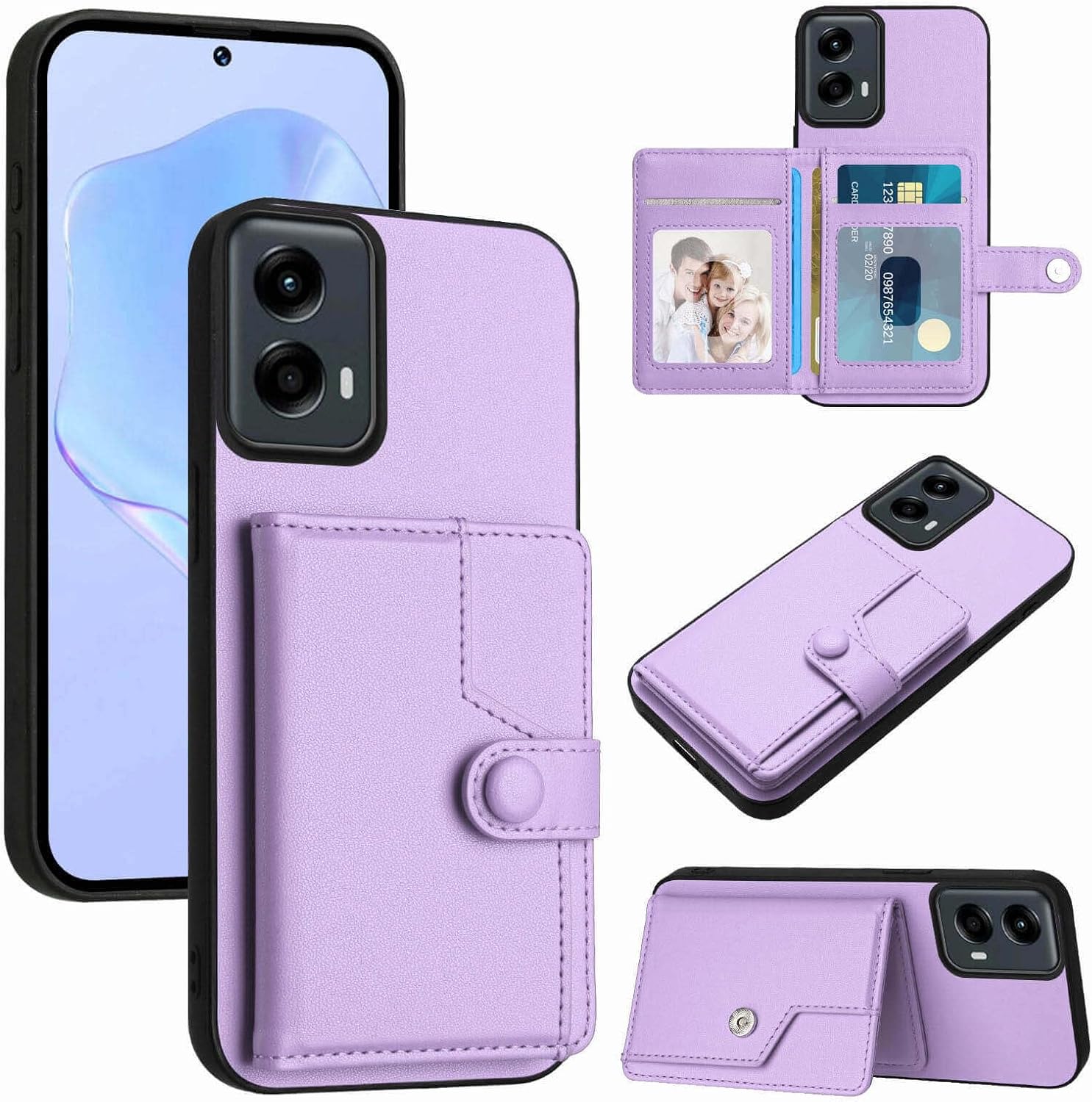 Amazon.com: Moment Dextrad for Moto G 5G 2024 Case Card Holder,5 Multi ...