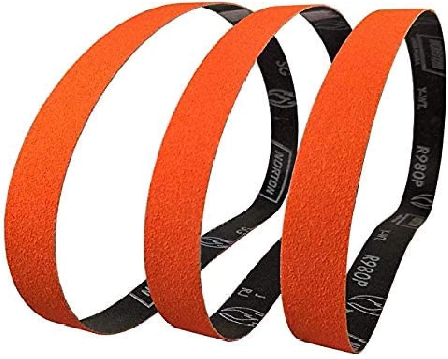 Norton SG Blaze Plus 1x30 40 Grit Ceramic Sanding Sharpening Belts 3 Pk ...