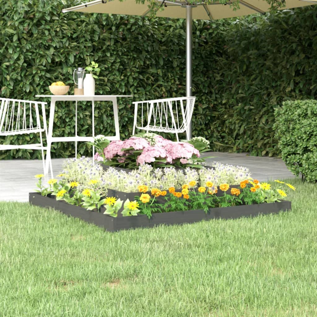 Multi Level Flower Beds Wood