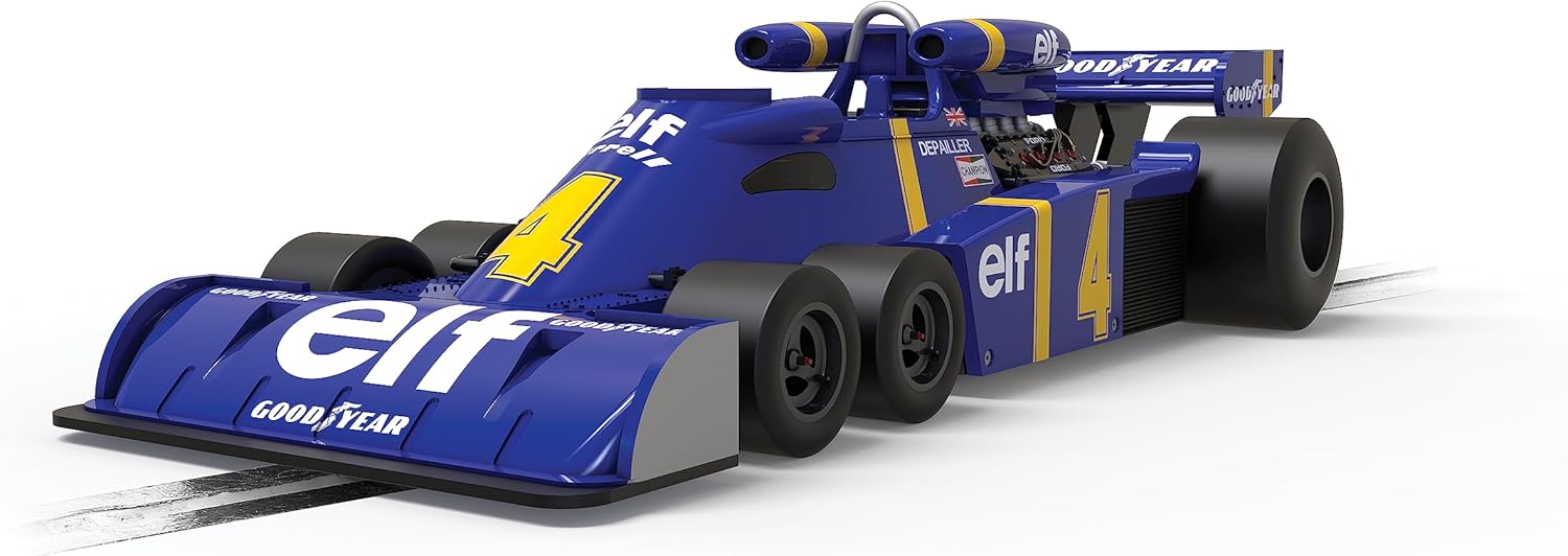 Amazon.com: Scalextric 1976 Grand Prix Tyrrell P34 Six-Wheeler Elf ...