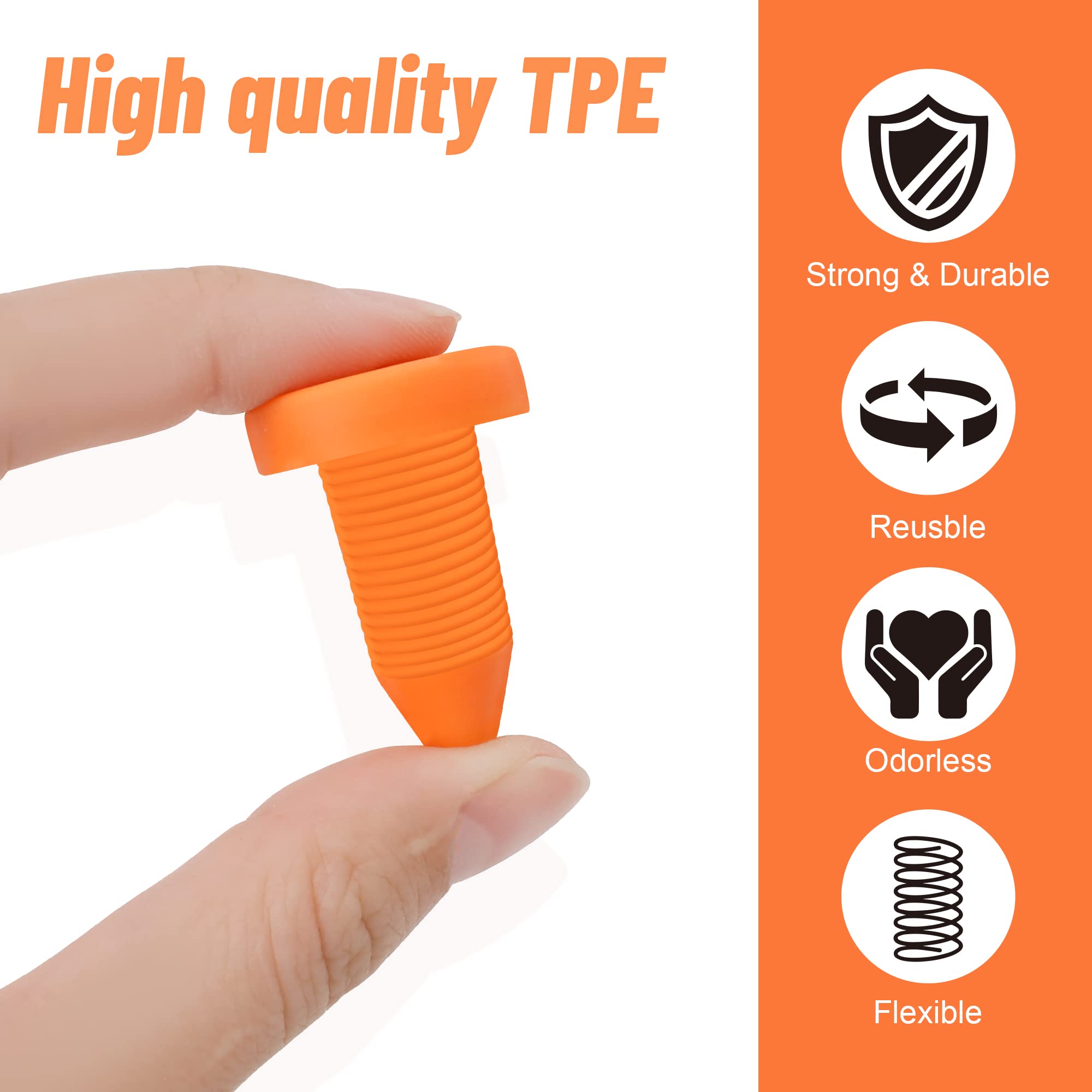 Snapklik.com : CANALHOUT 12 Pieces Kayak Scupper Plugs Kit TPE Scupper ...