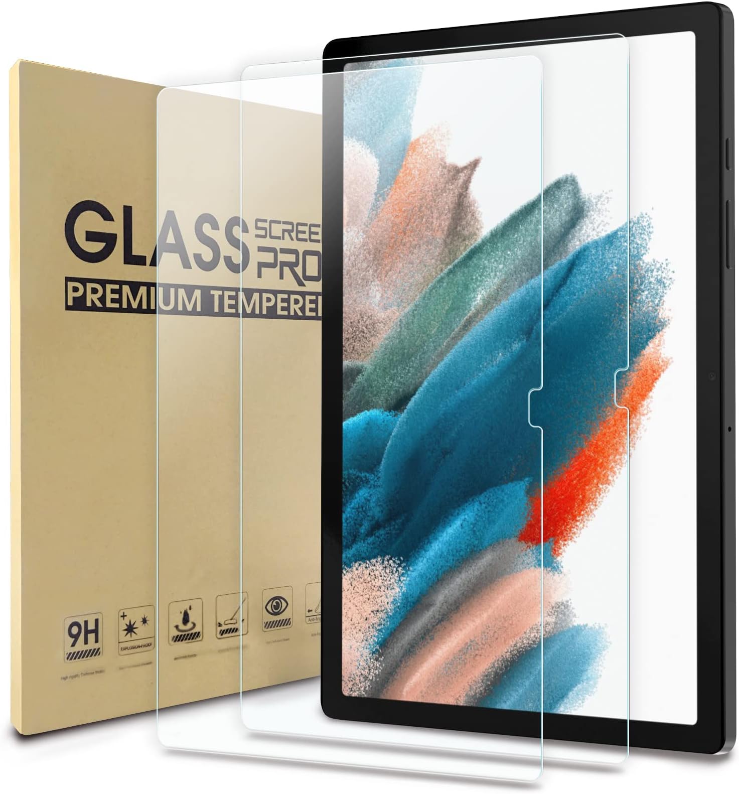 WD&CD 2 Pack Screen Protector Compatible with Samsung Galaxy Tab A8 10. ...