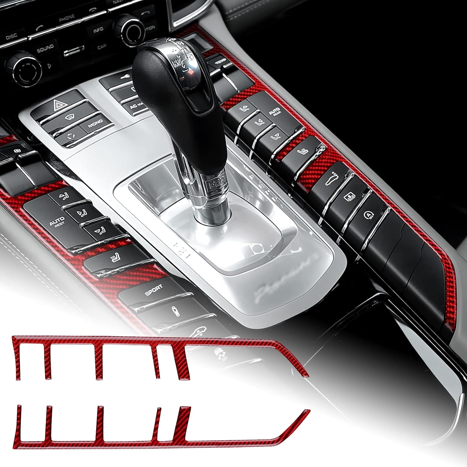 Amazon.com: AIRSPEED for Porsche Panamera 2010-2016 Gear Shift Panel ...