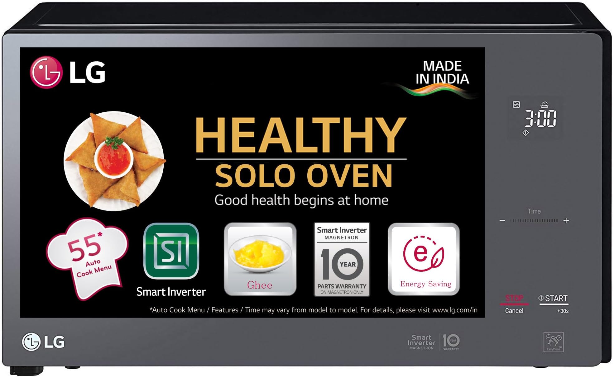 LG 42 Liter Solo Microwave Oven with Digital Control | Model No MS4295DIS with 2 Years Warranty ...