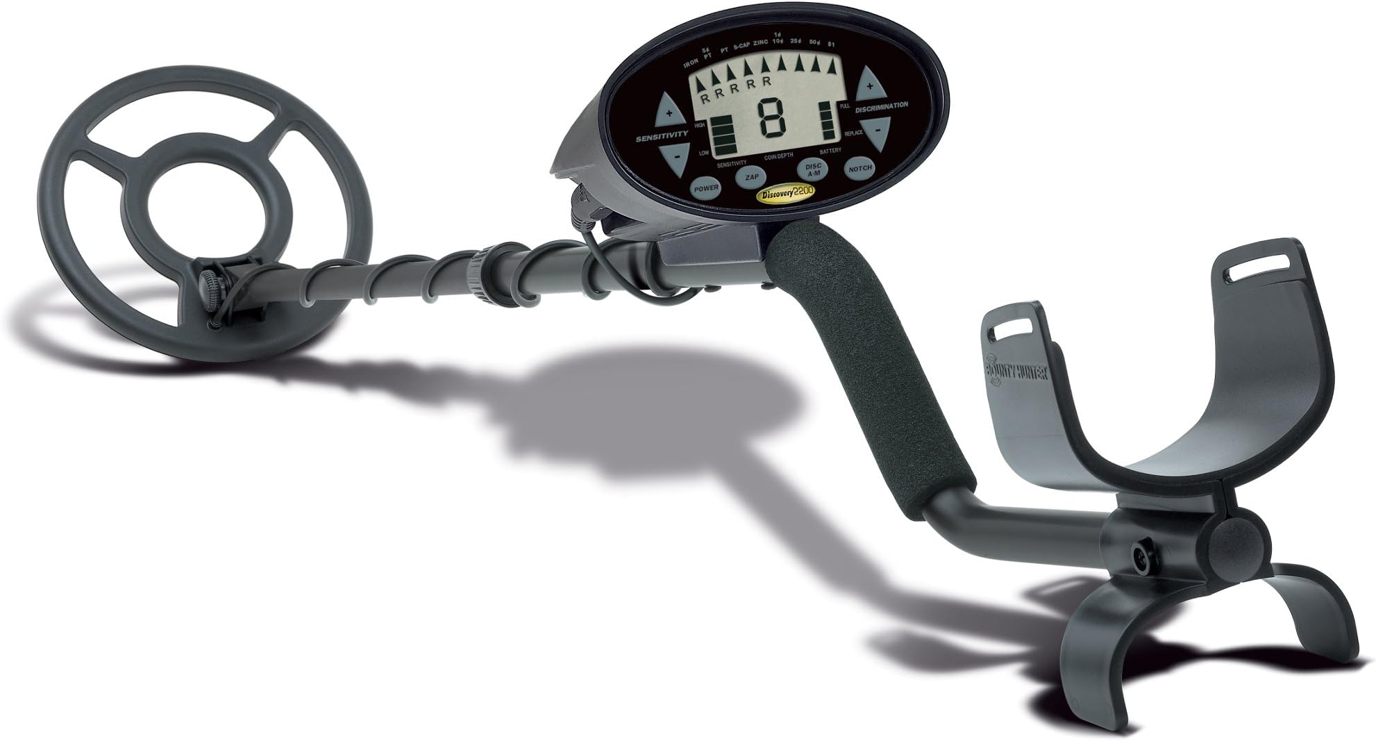 Amazon.com : Bounty Hunter DISC22 Discovery 2200 Metal Detector, Black ...