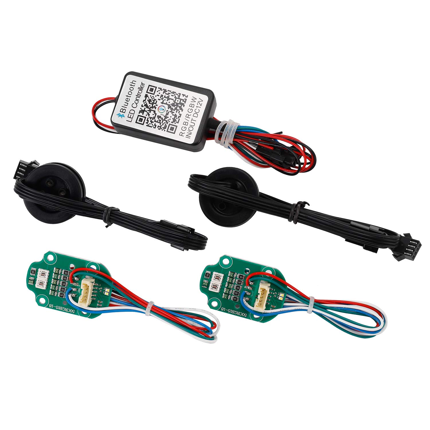 2pcs Set Car Headlamp Eyebrow Eyelid Light Daytime Running Lights DRL ...