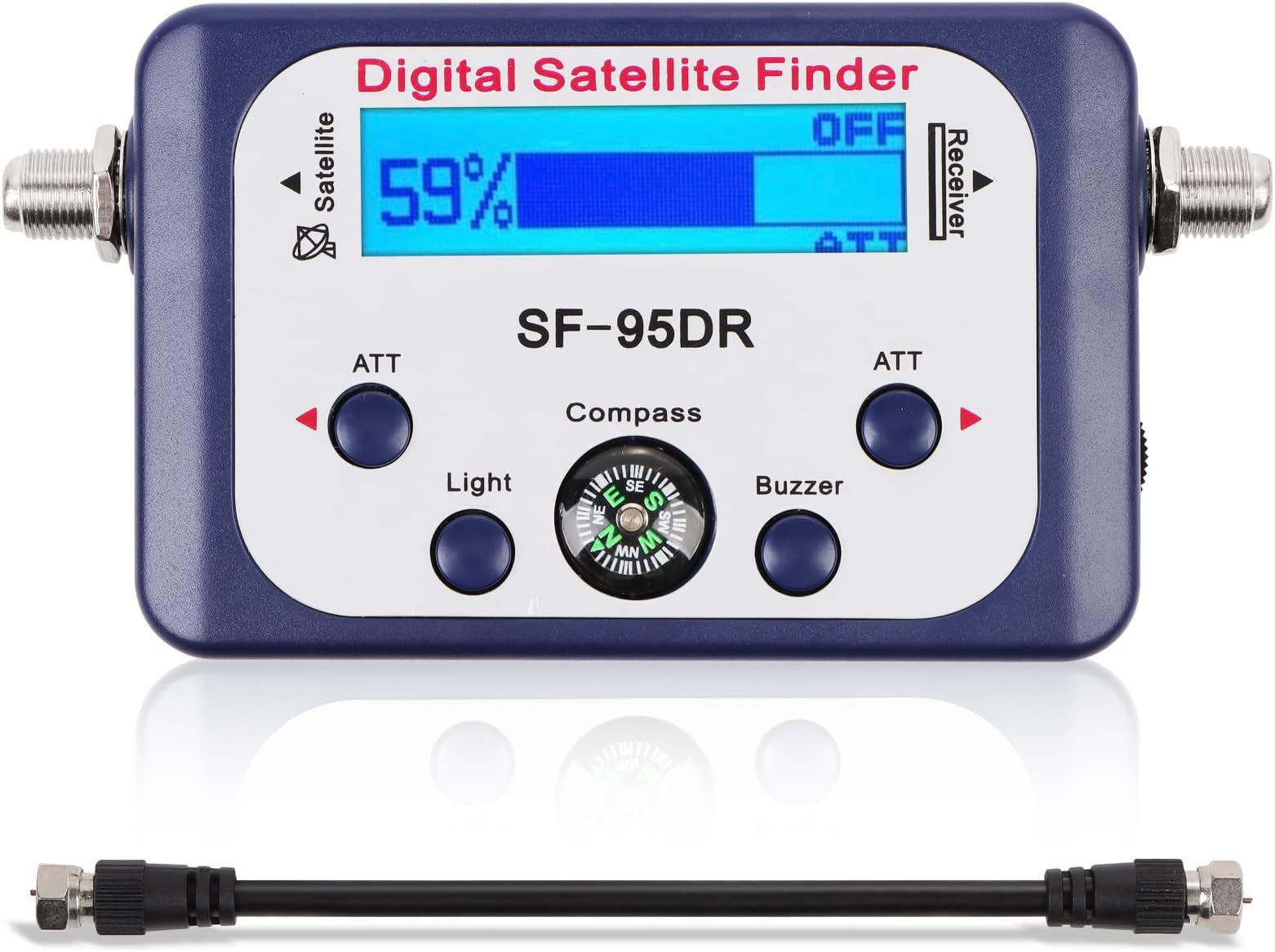 ATPWONZ Satellite Signal Finder, SF-95DR Digital Satellite Finder ...