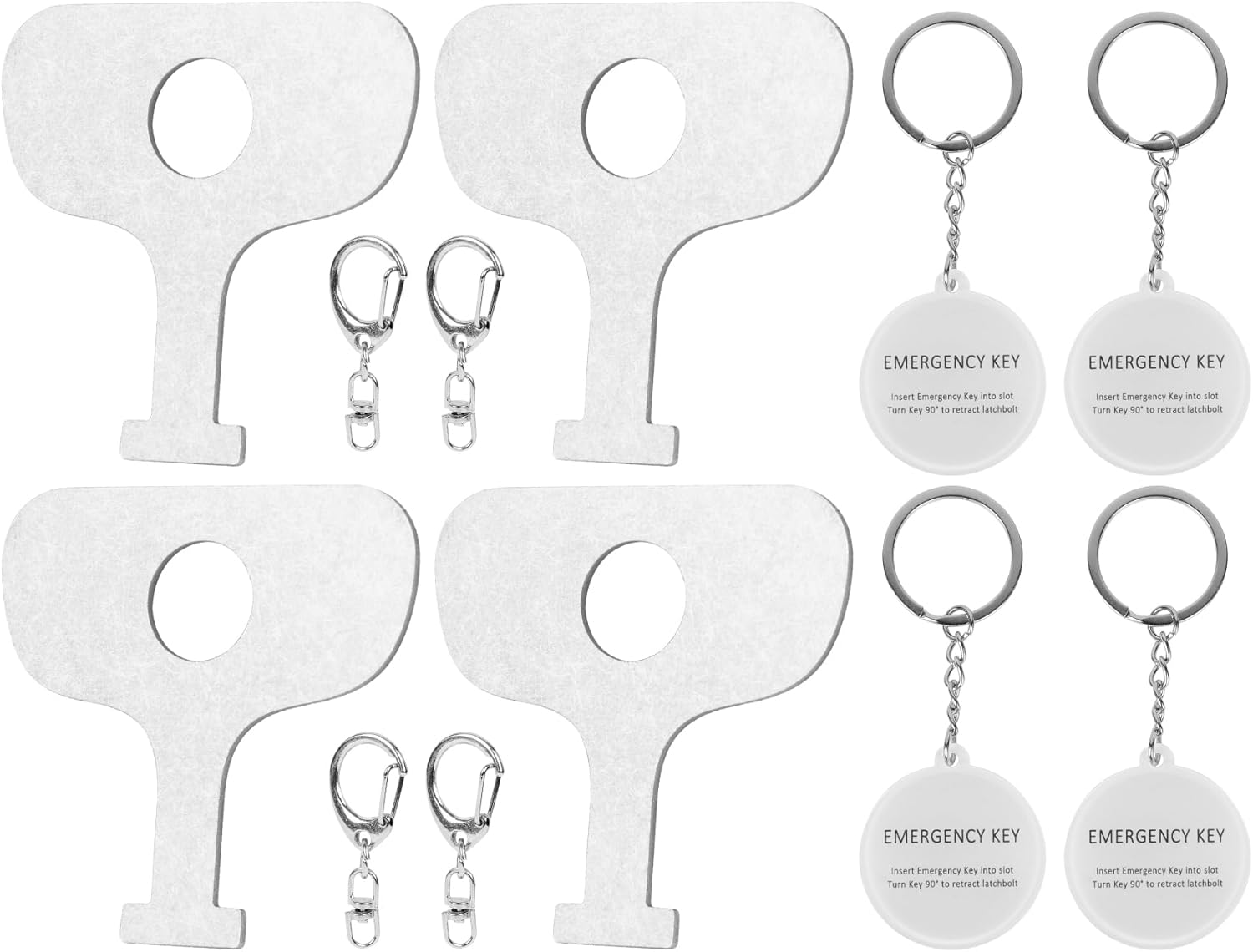 4 Pcs 61-509 Emergency Release Key & Rekey Kit Fits Schlage B571 and ...