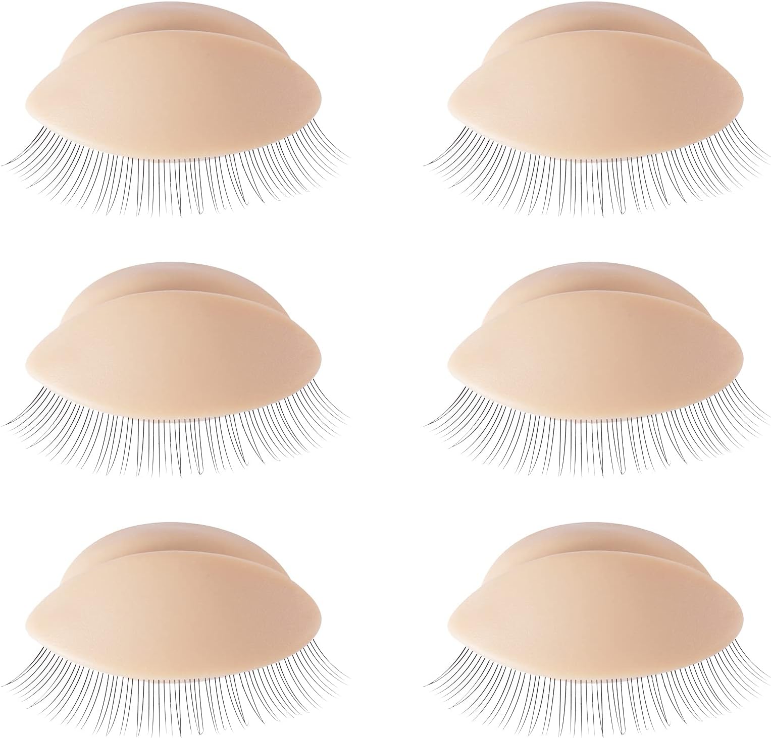 Amazon.com: 10 Pairs Practice Fake Lashes Waterproof False Eyelashes ...