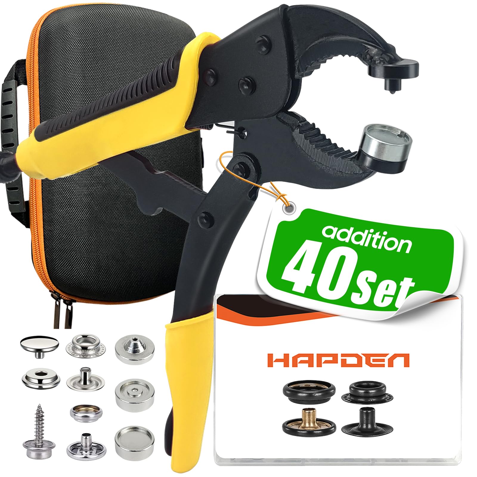 Amazon.com: Heavy Duty Snap Fastener Tool kit, Punching Function, Snap ...