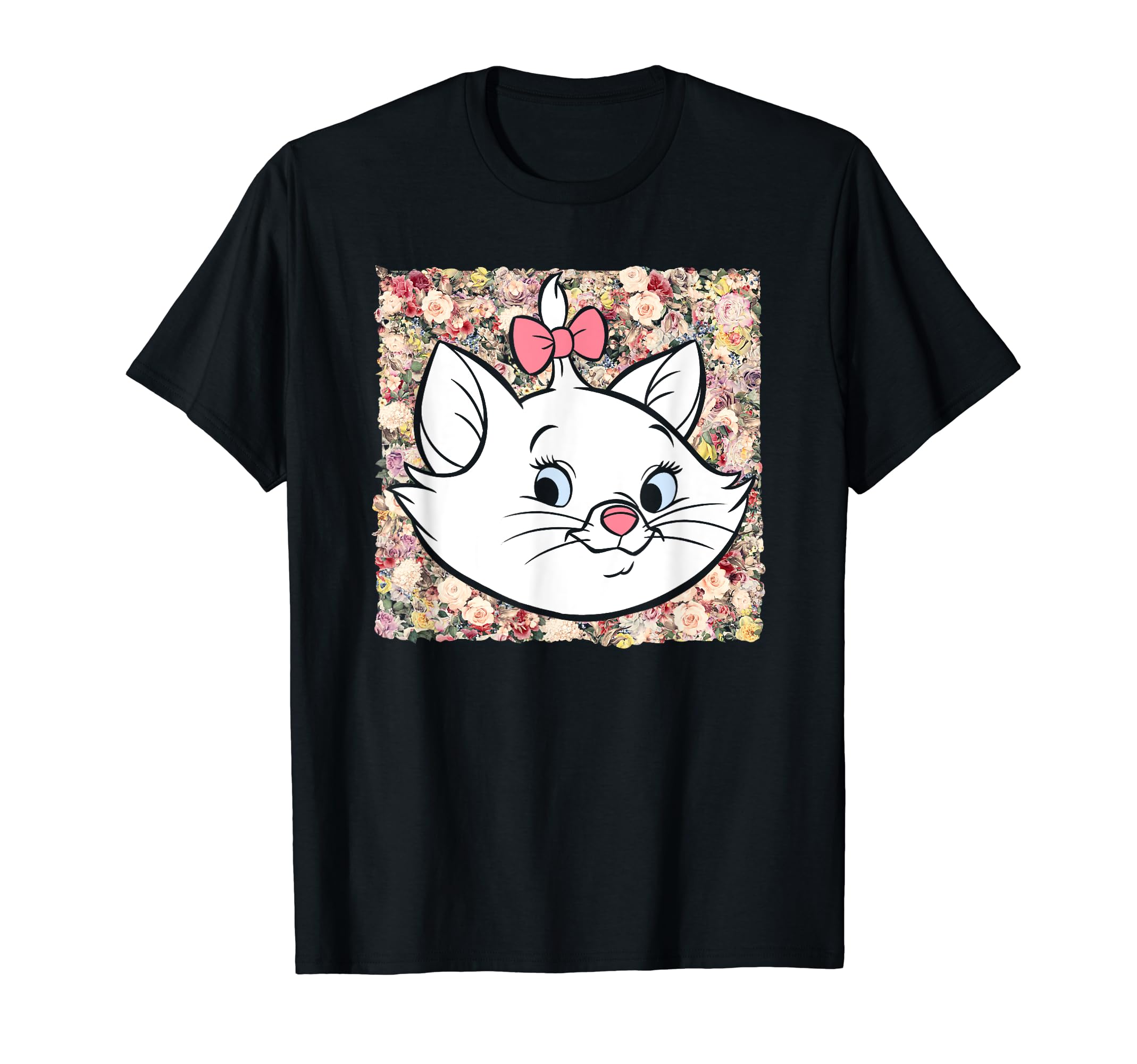 Amazon.com: Disney The Aristocats Boxed Floral Marie T-Shirt : Clothing ...