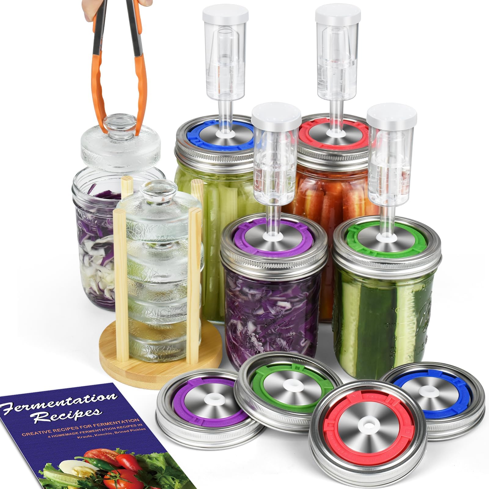 Amazon.com: Artcome 32 PC Fermenting Airlock Lids Kit Set ...