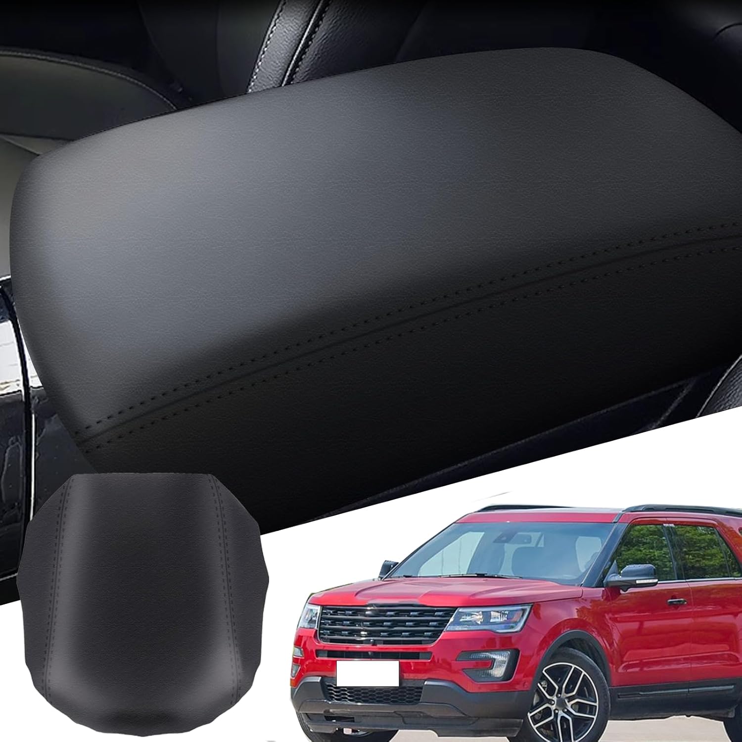 Amazon.com: faccaibbg Armrest Console Covers for Ford Explorer car 2011 ...