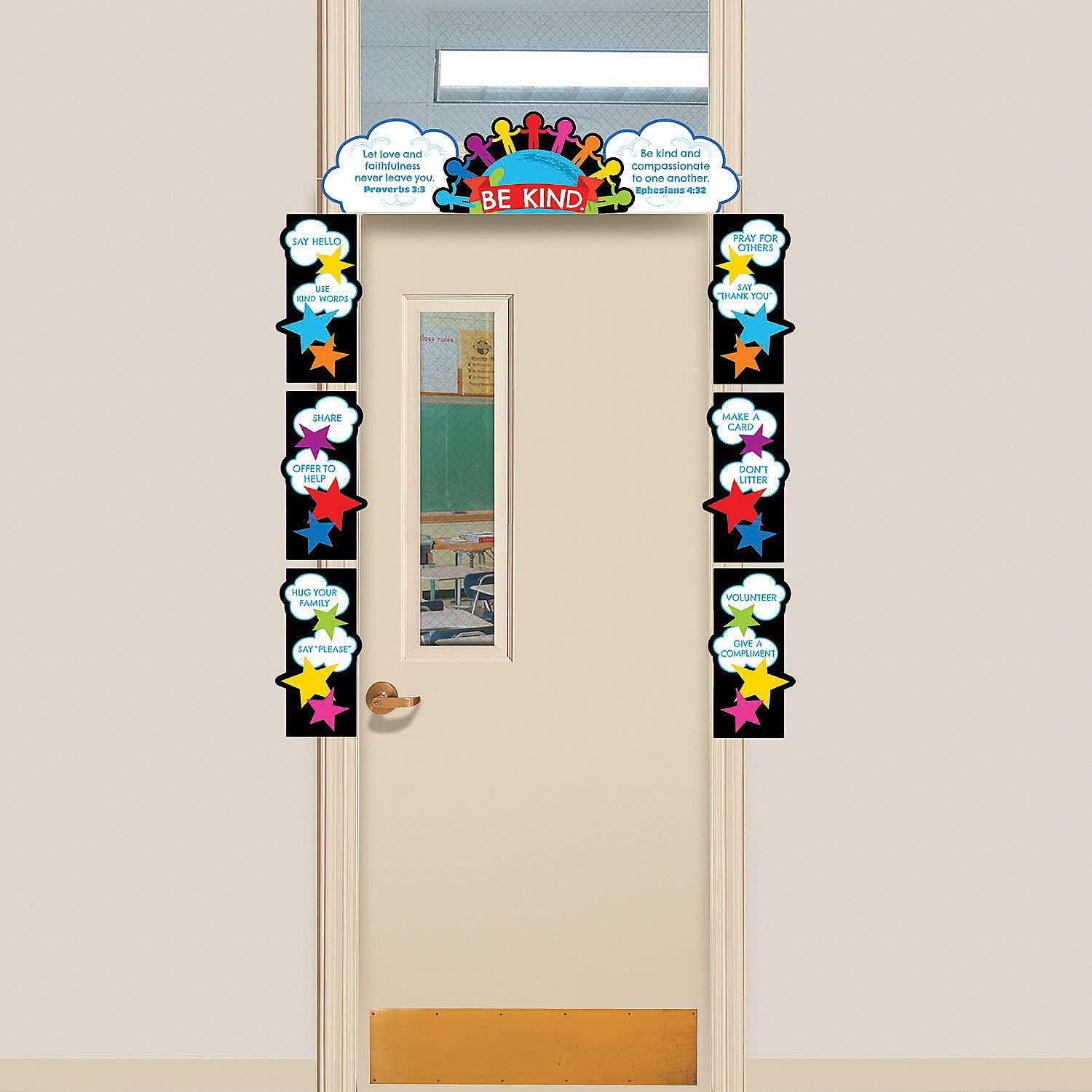 Amazon.com: Fun Express Religious Be Kind Door Border - Faith-Based ...