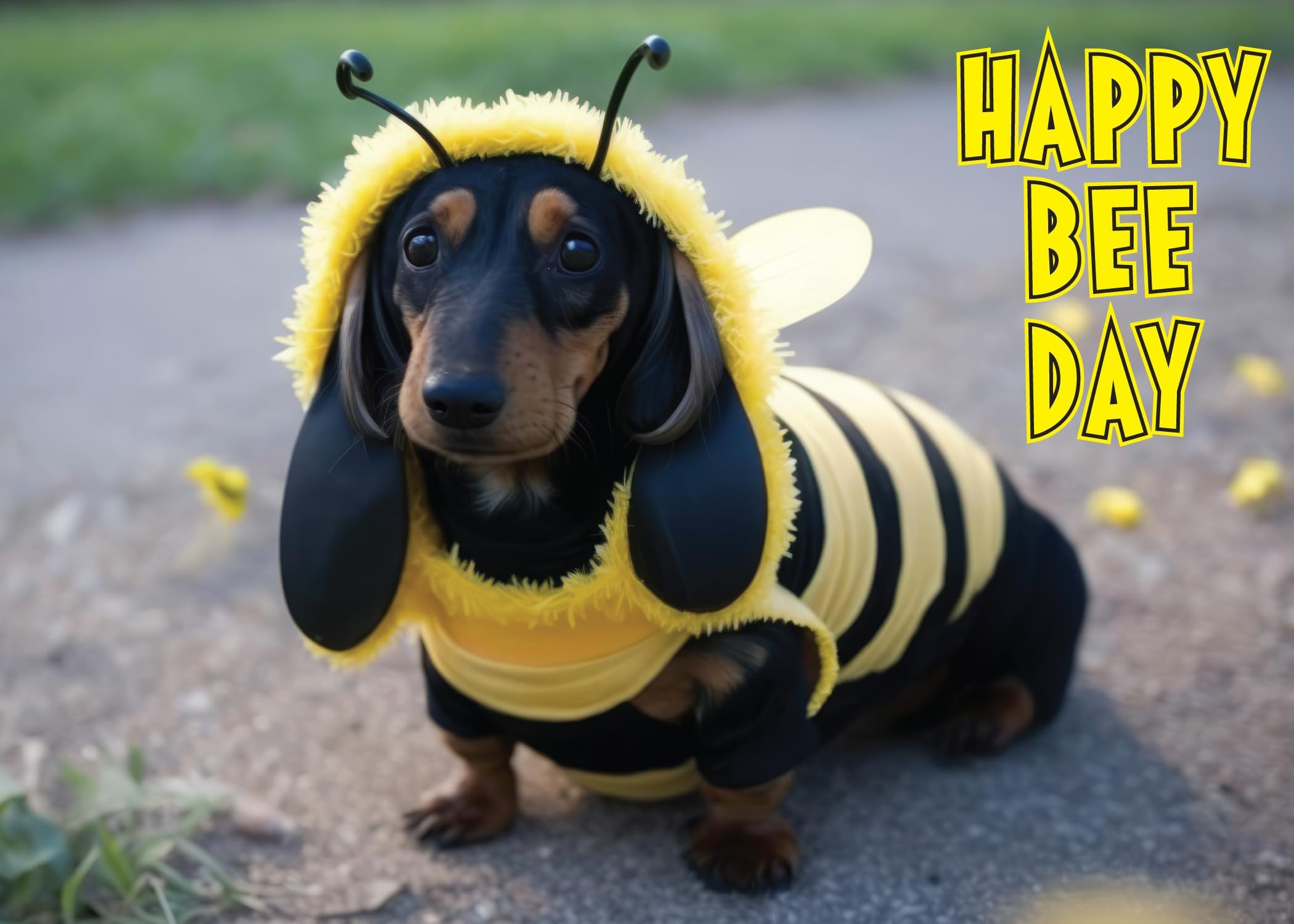 Amazon.com : Glory To Dog Happy Bee Day You're One in a Buzz-illion ...