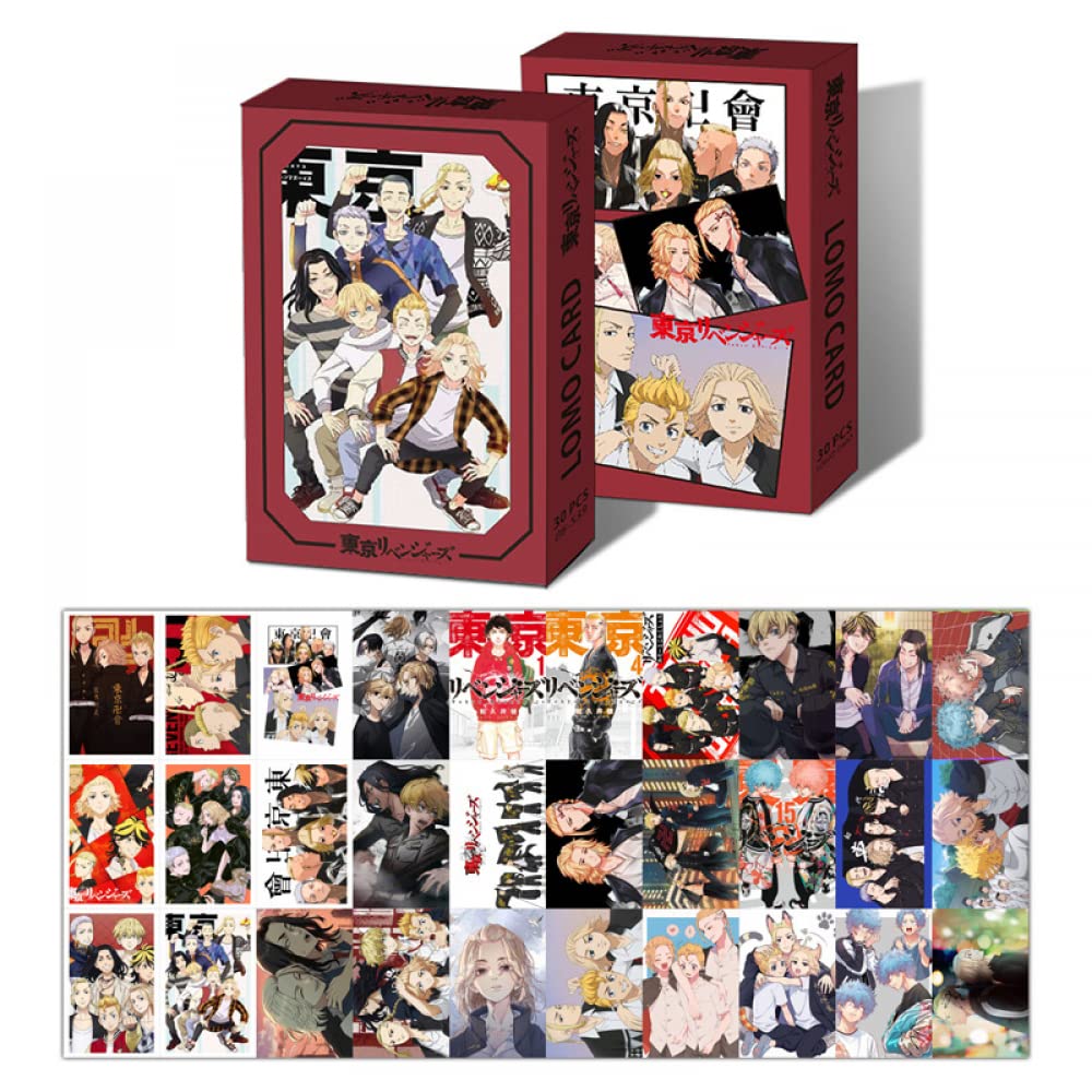 Goodern 30 Pcs Anmie Tokyo Revengers Lomo Cards Tokyo Revengers ...
