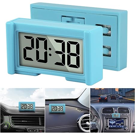Amazon.com: YOUNGFLY Mini Car Clock Auto Car Truck Dashboard Time Small ...