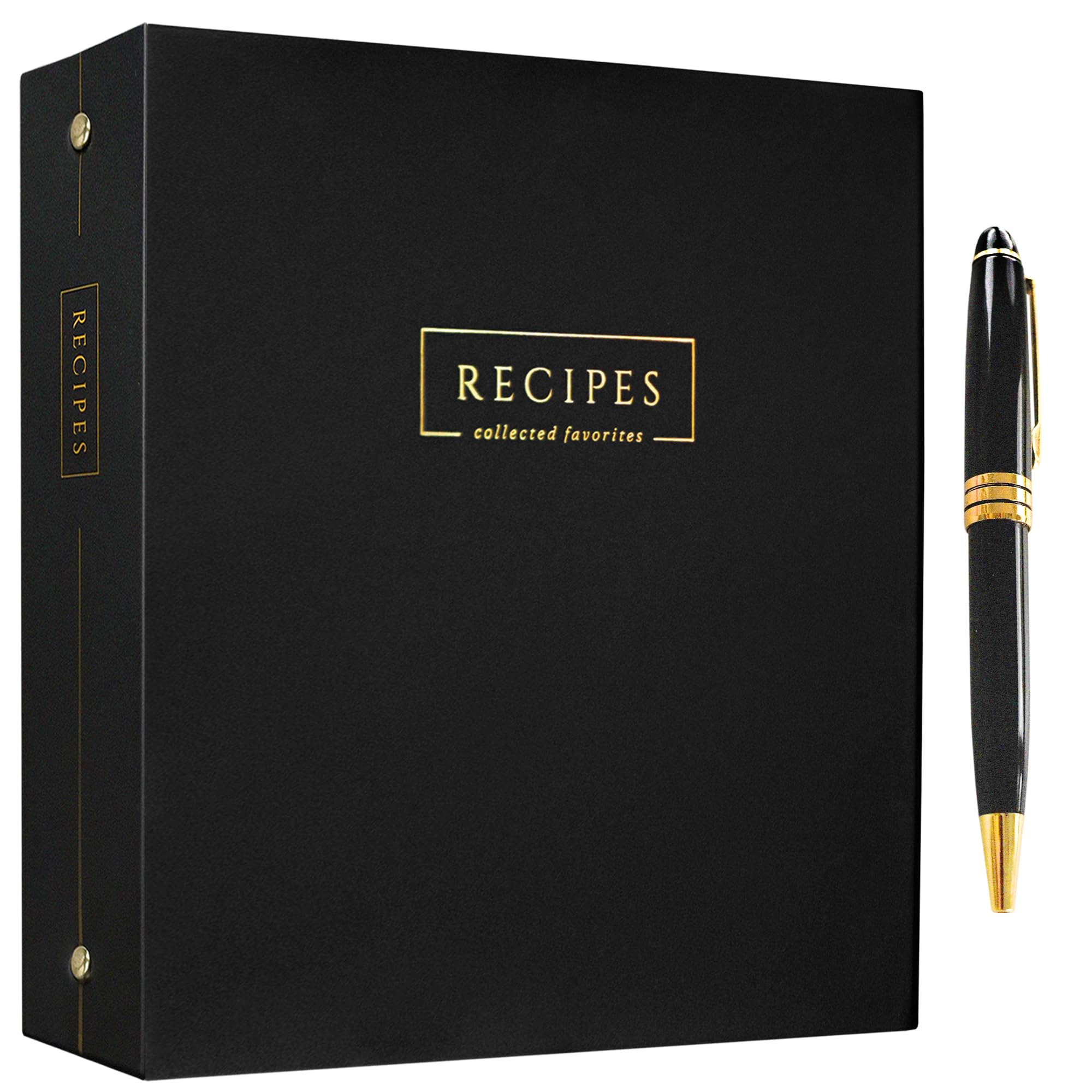 Amazon.com: GoodDay Essential Recipe Binder, Blank Recipe Organizer ...