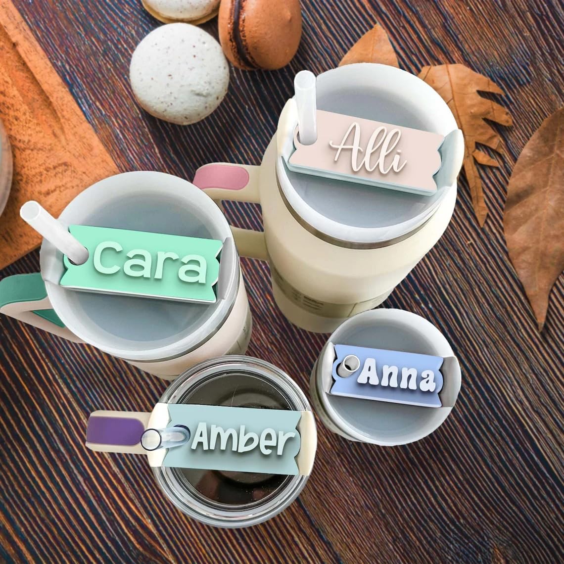 Amazon.com: Personalized Tumbler Name Tag, 40oz Personalized Id Tags ...