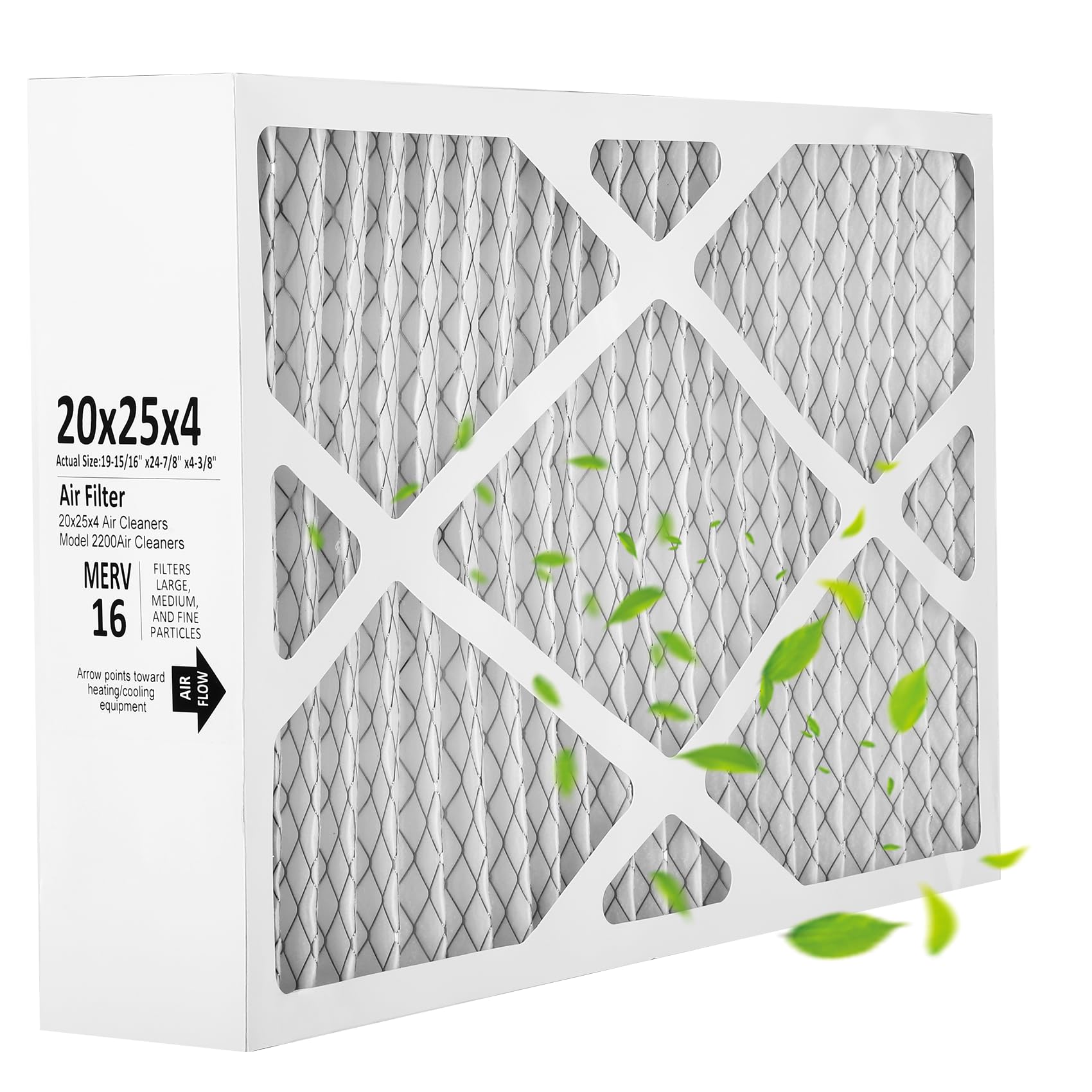 Upgrade FC200E1037 Merv16 Air Filter Compatible with Honeywell,20"x25 ...