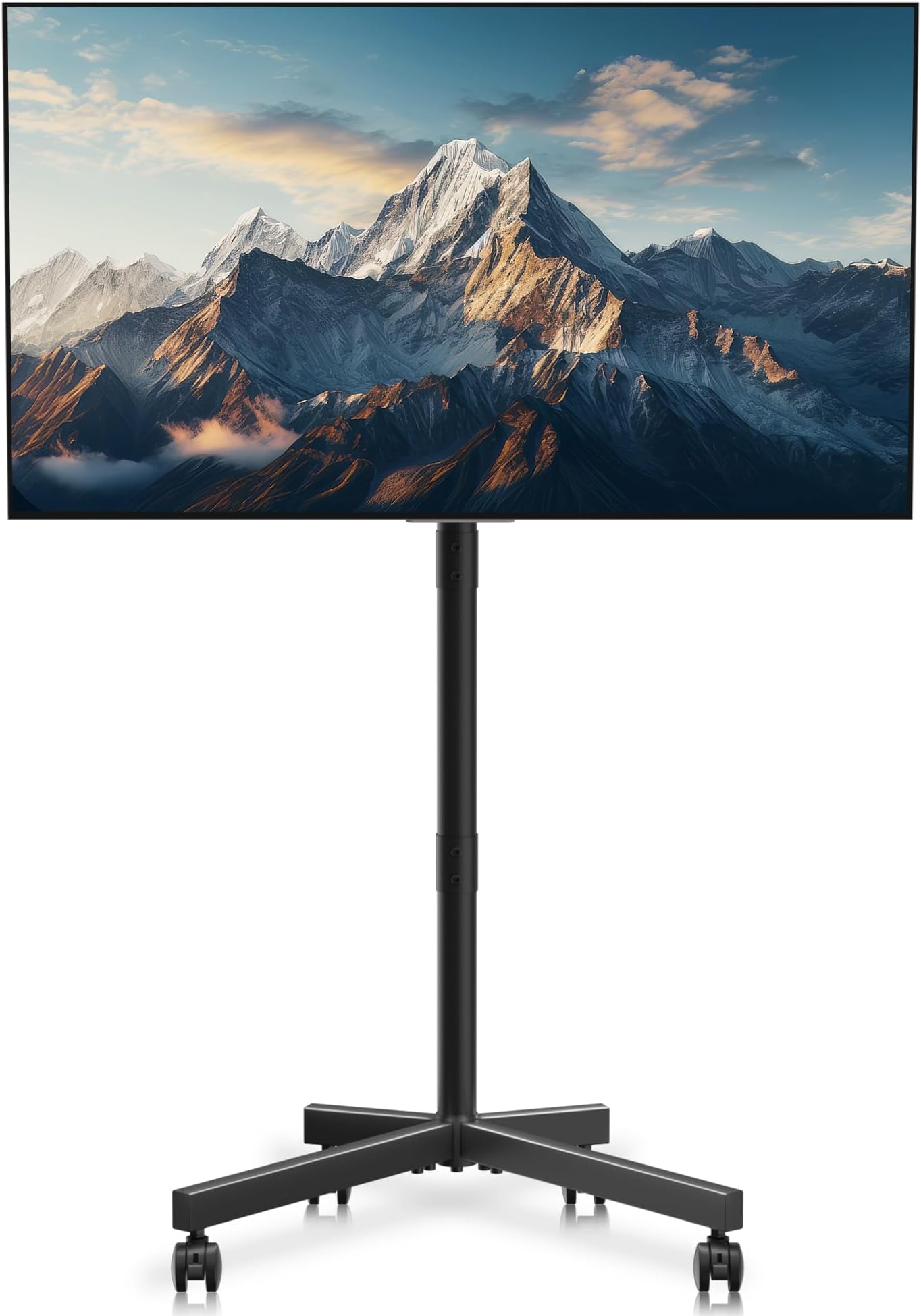 Amazon.com: YOMT Mobile TV Cart Rolling TV Stand for 13-50 inch Screens ...