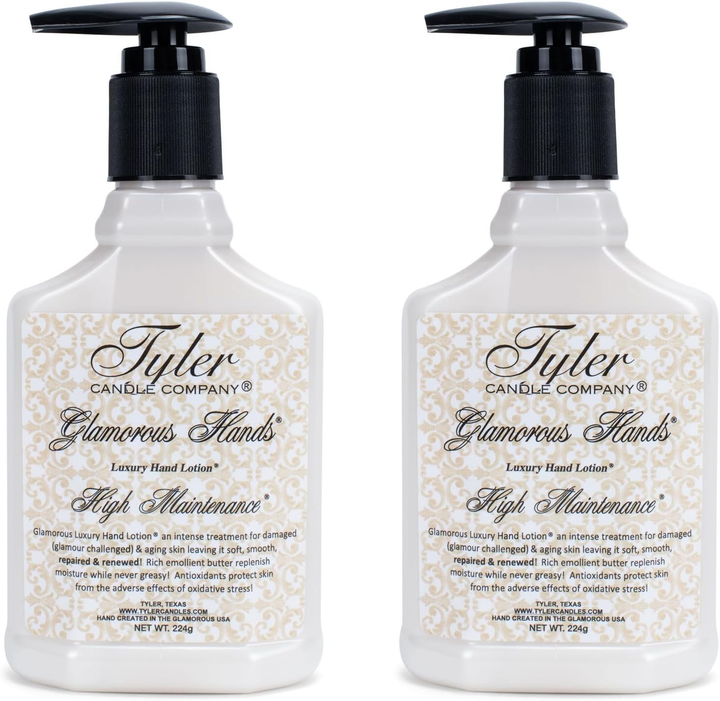 Amazon.com : Tyler Glamorous Luxury 8 ounce Hand Lotion Pack of 2, Diva ...
