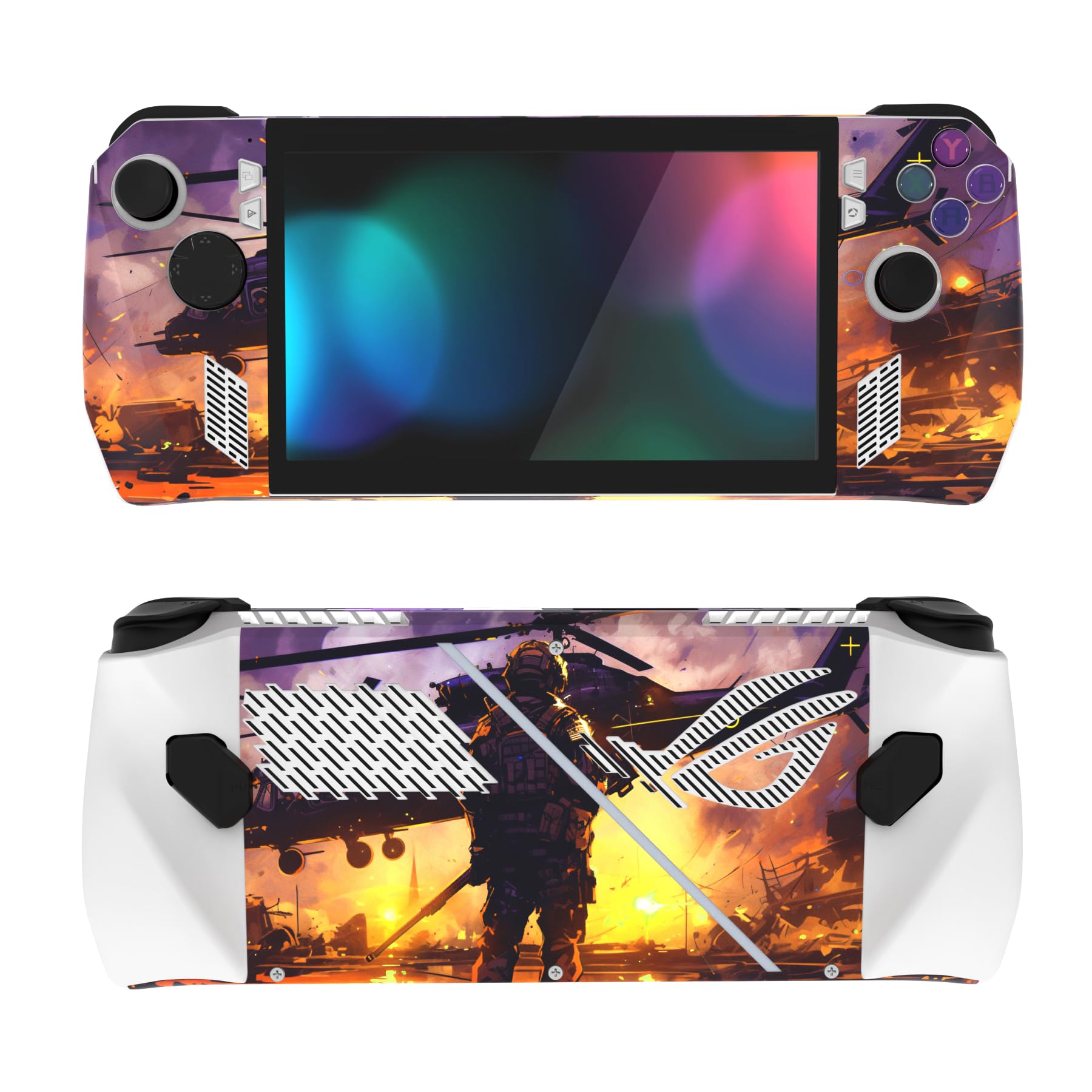 Amazon.com: PlayVital 2 Set Protective Skin Decal for ROG Ally, Custom ...
