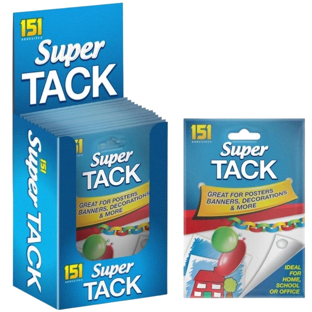 12 Pack Reusable Adhesive Putty 120g Multi Purpose Sticky Tack for ...